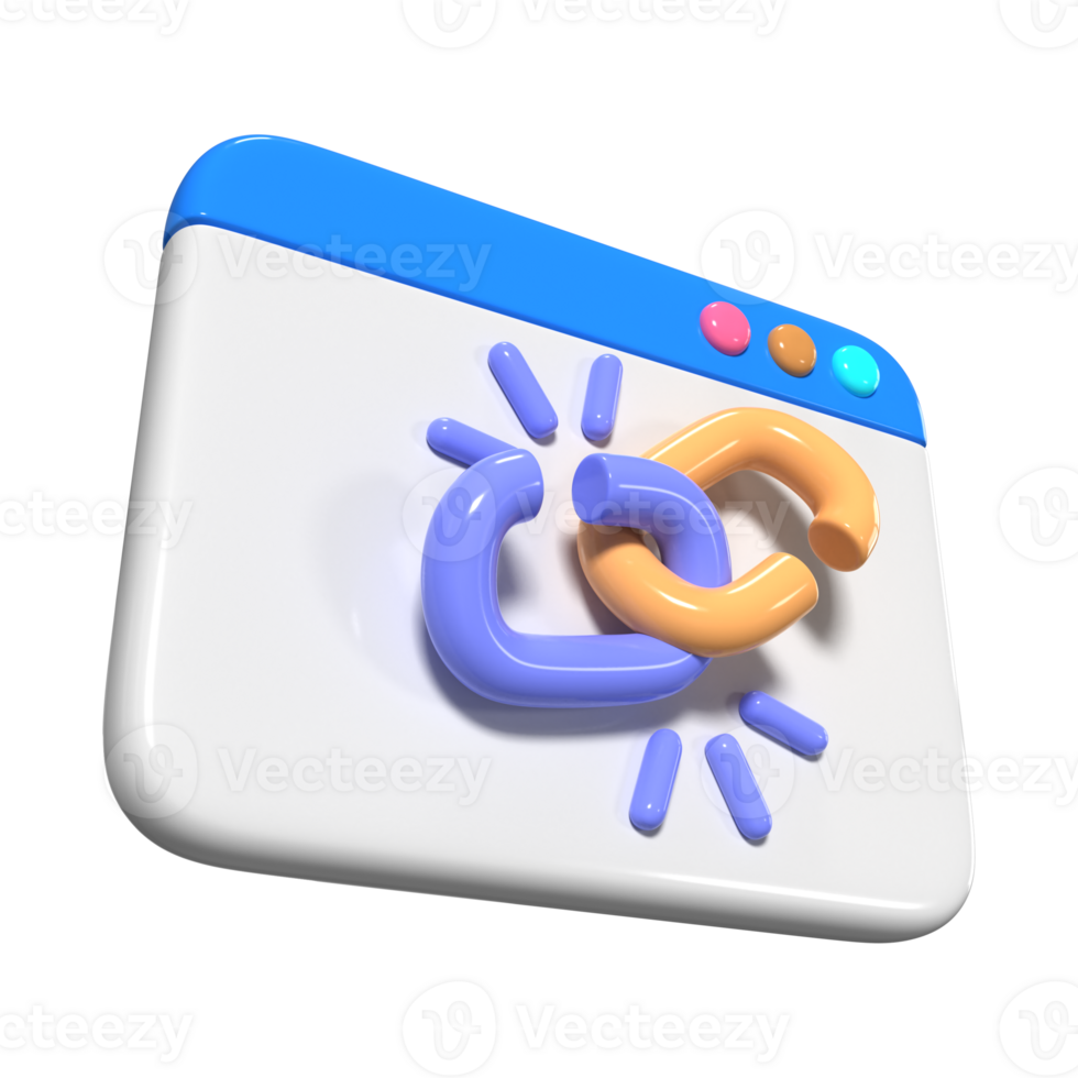 Hyperlink 3D Illustration Icon 38105547 PNG Hyperlink 3D Illustration Icon 38105547 PNG