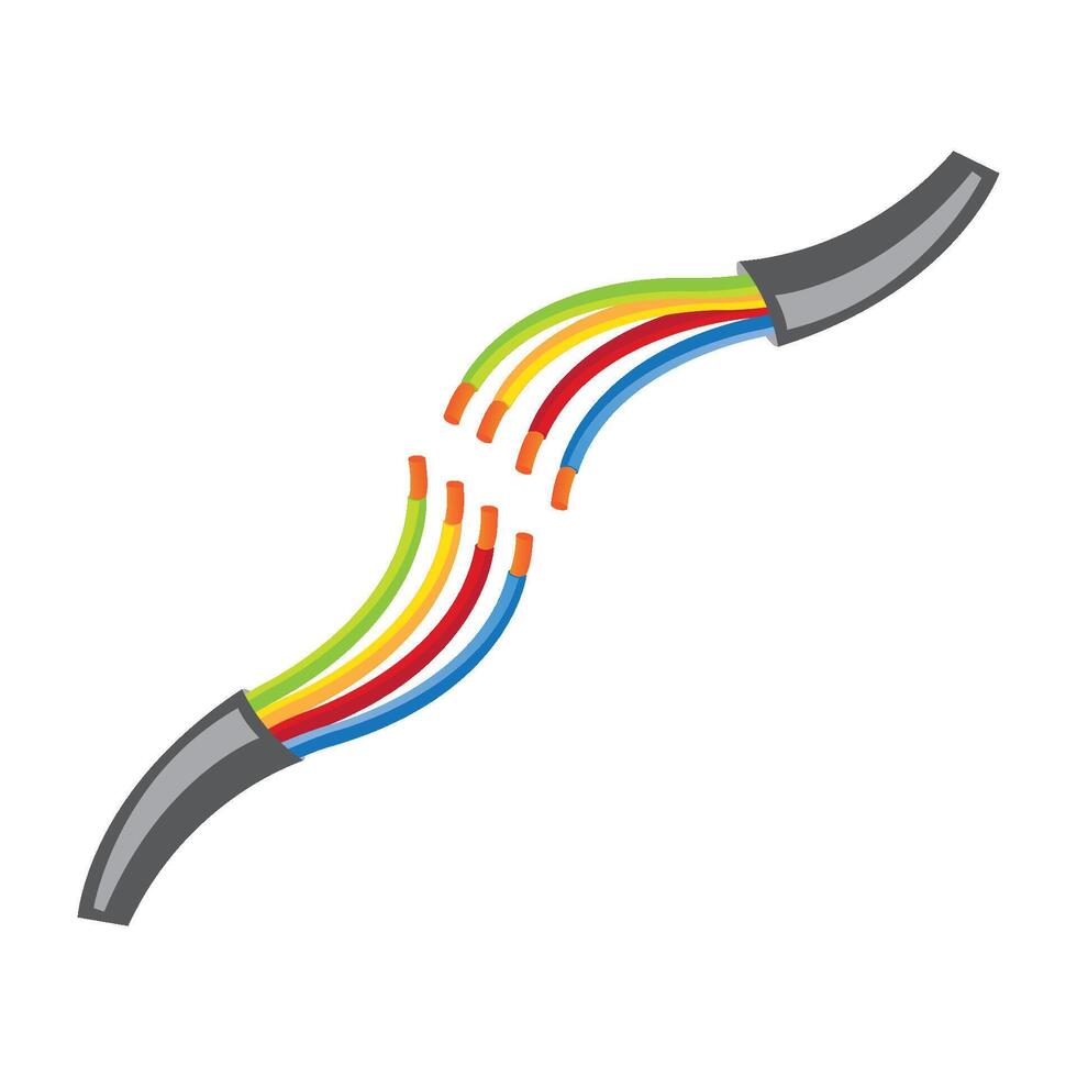 Cable Icon Vector Design Template 38107683 Vector Art At Vecteezy