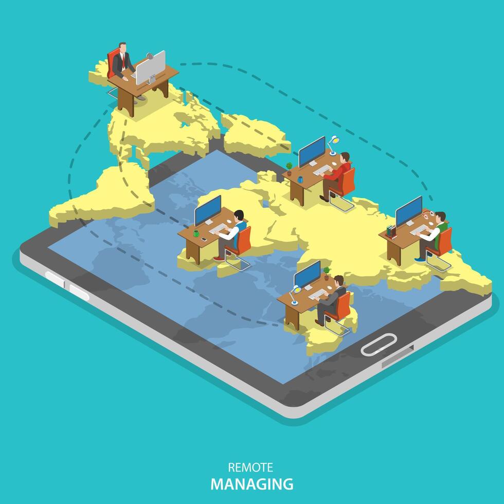 Remote managing isometric flat vector concept. 38109149 Vector Art at ... Remote managing isometric flat vector concept. 38109149 Vector Art at ...