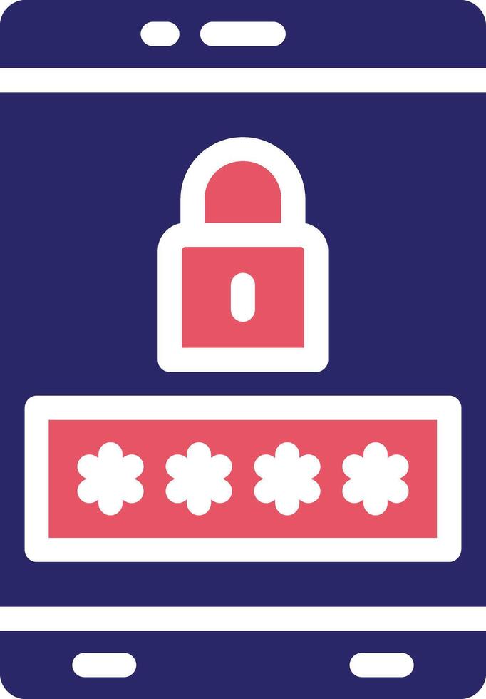 Mobile Password Vector Icon Vector Icon 38109399 Vector Art At Vecteezy