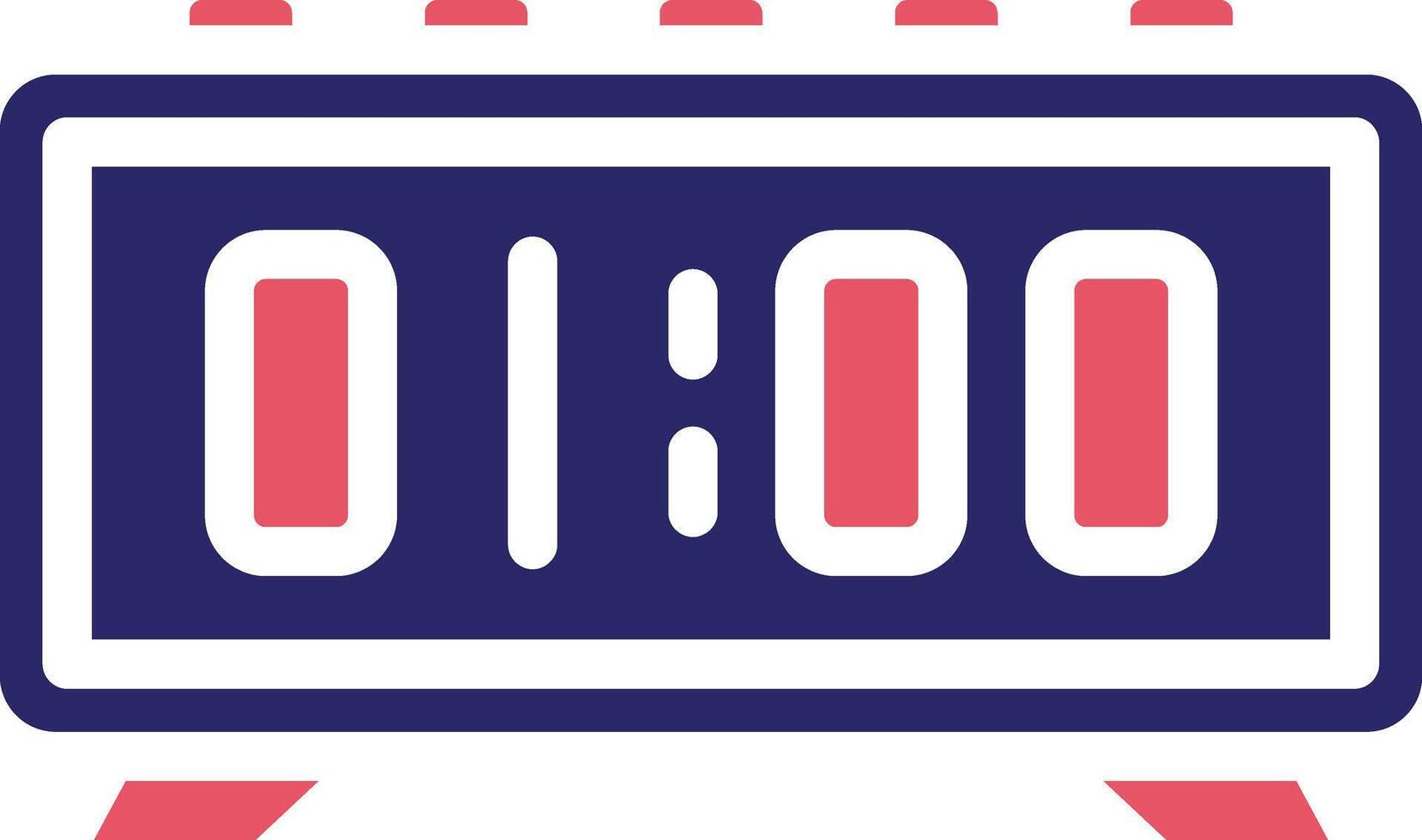 Digital Clock Vector Icon 38111695 Vector Art At Vecteezy