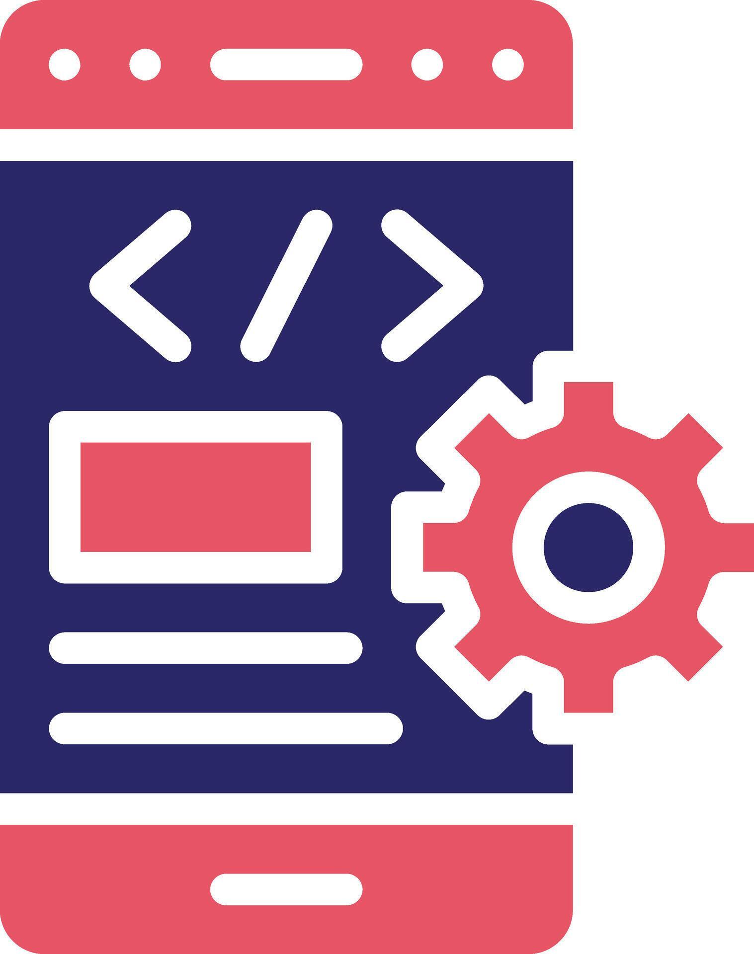 Mobile Coding Vector Icon 38116595 Vector Art at Vecteezy