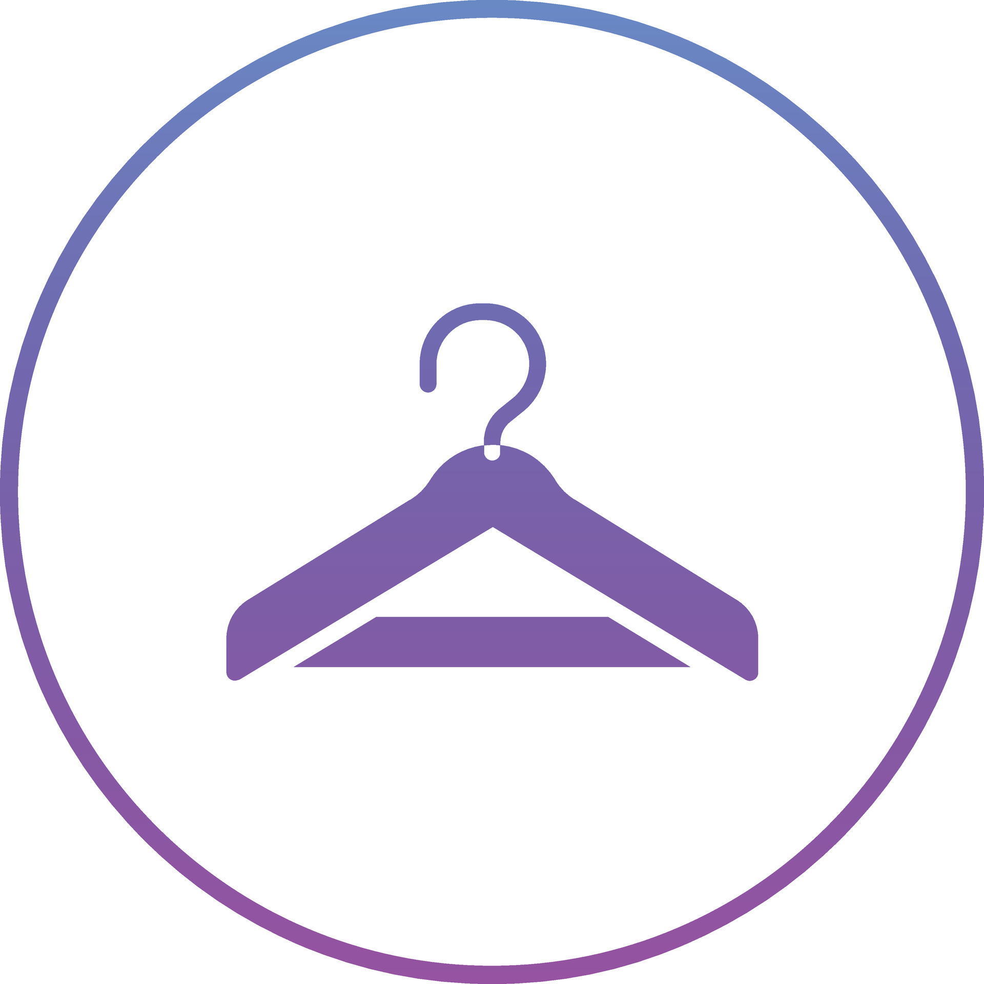 Clothes Hanger Vector Icon 38121632 Vector Art At Vecteezy
