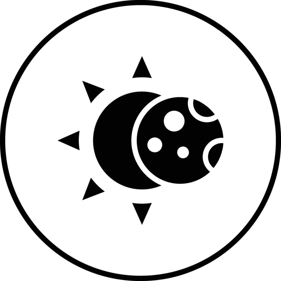 Solar Eclipse Vector Icon 38133391 Vector Art at Vecteezy