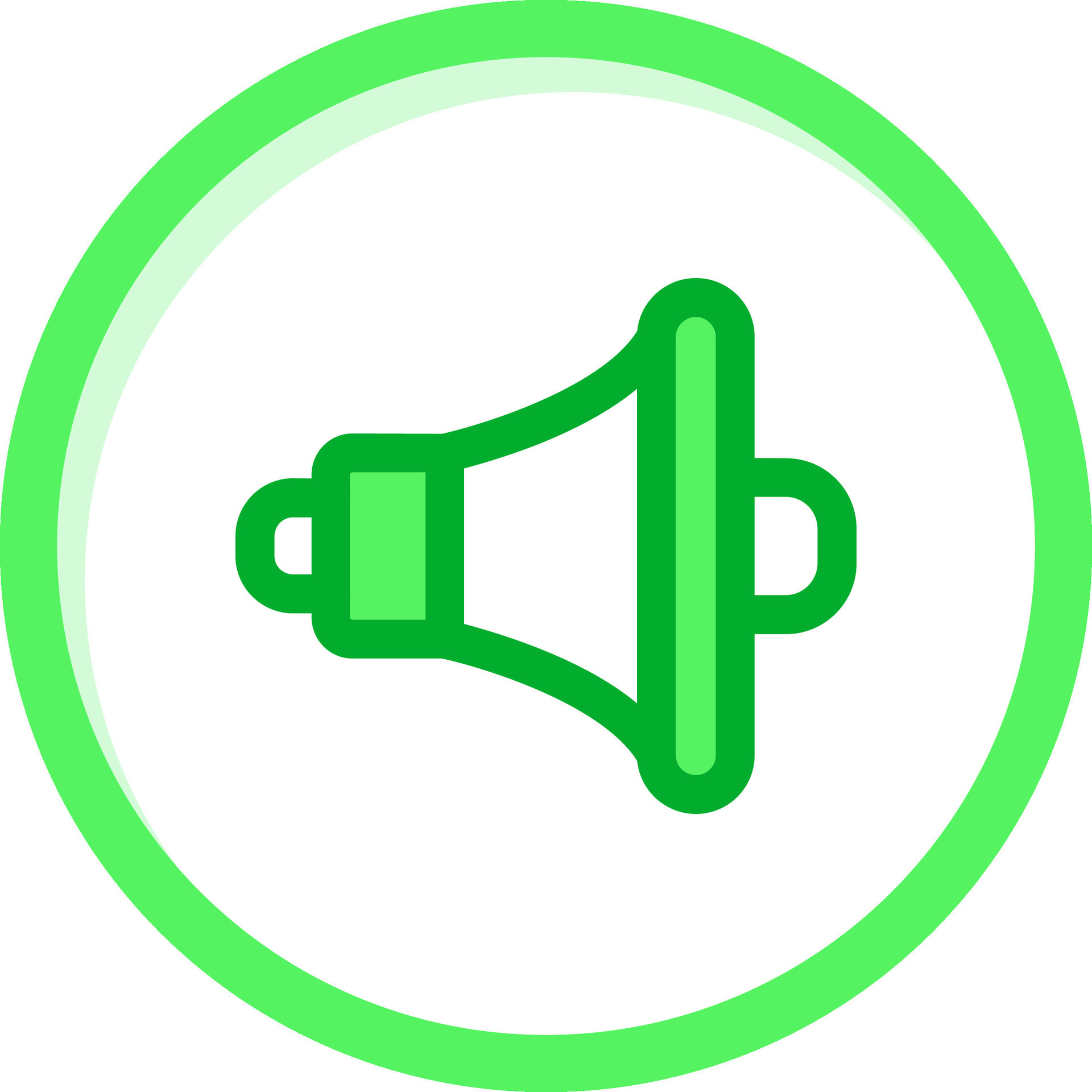 Speaker Green mix Icon 38135182 Vector Art at Vecteezy