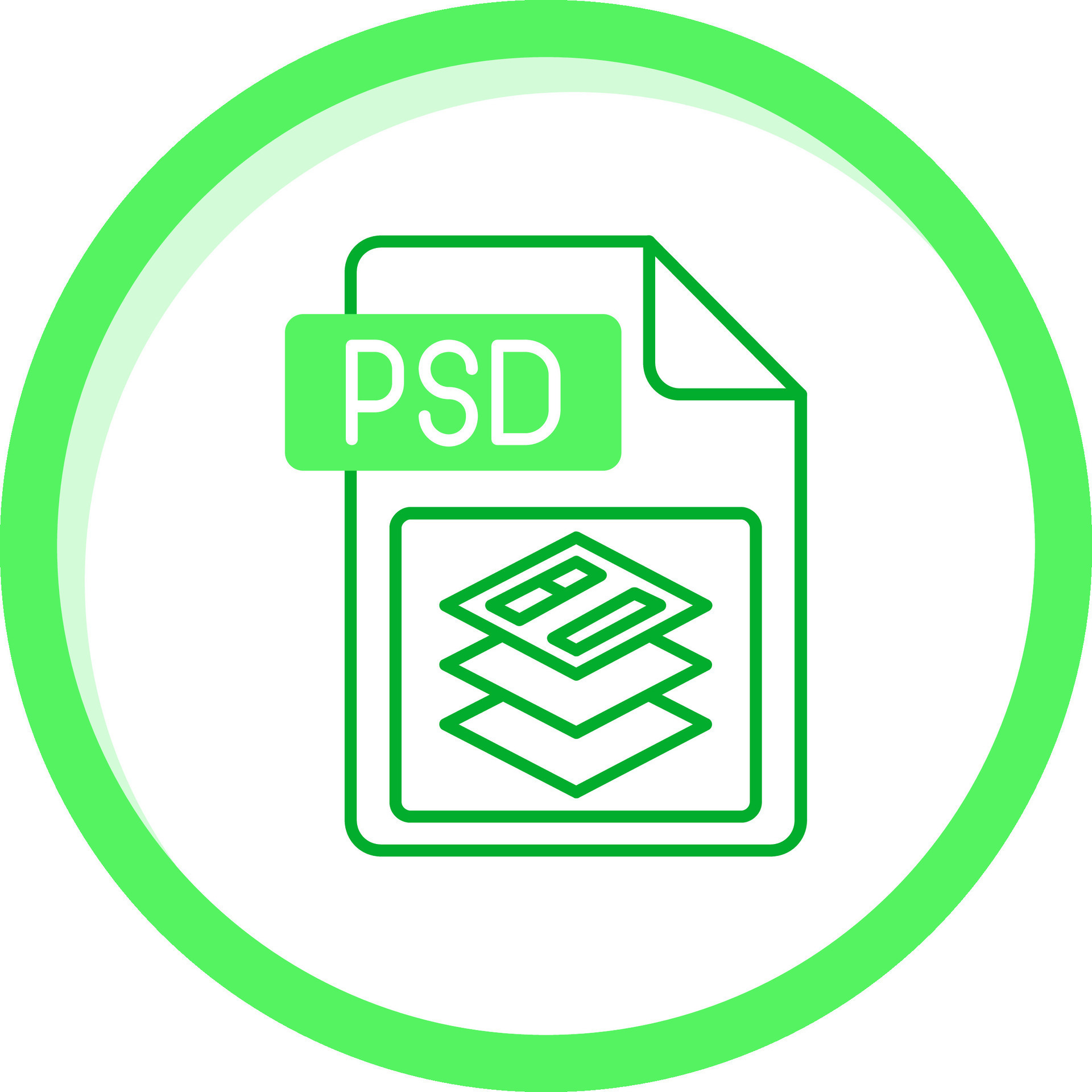 Psd file format Green mix Icon 38139400 Vector Art at Vecteezy
