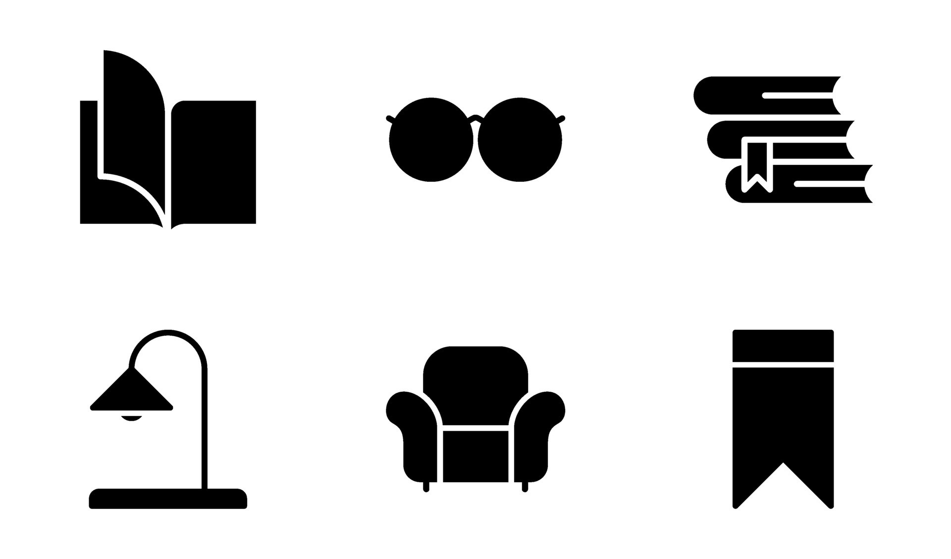 Library icon symbol vector template collection 38141860 Vector Art at Vecteezy