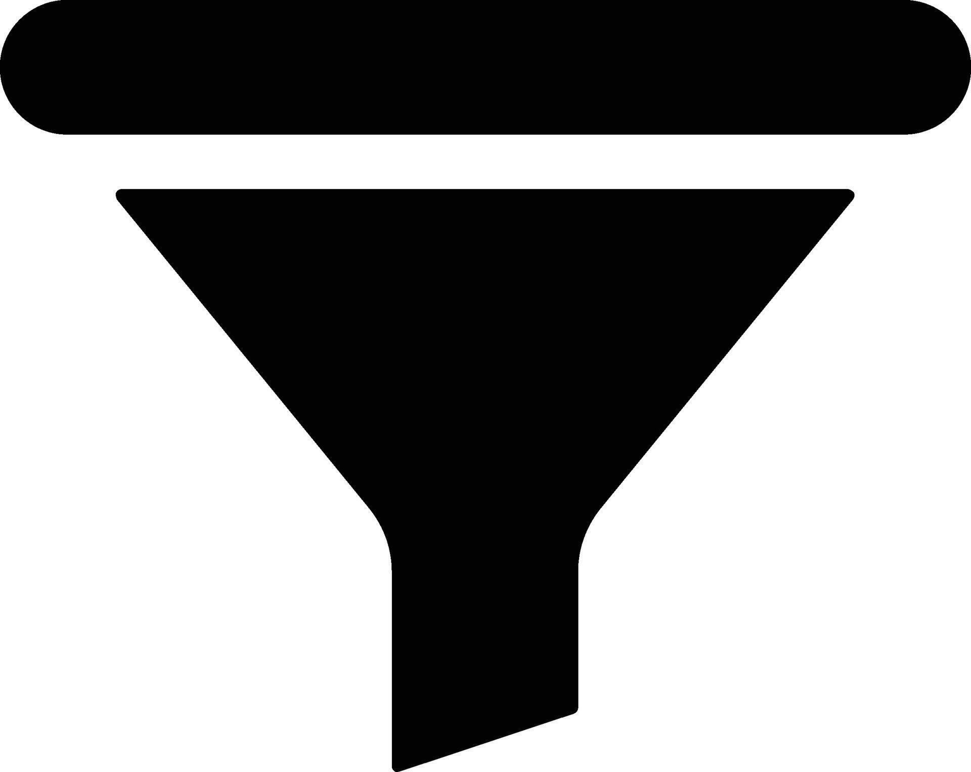 Glyph Filter Icon 38142913 Vector Art at Vecteezy