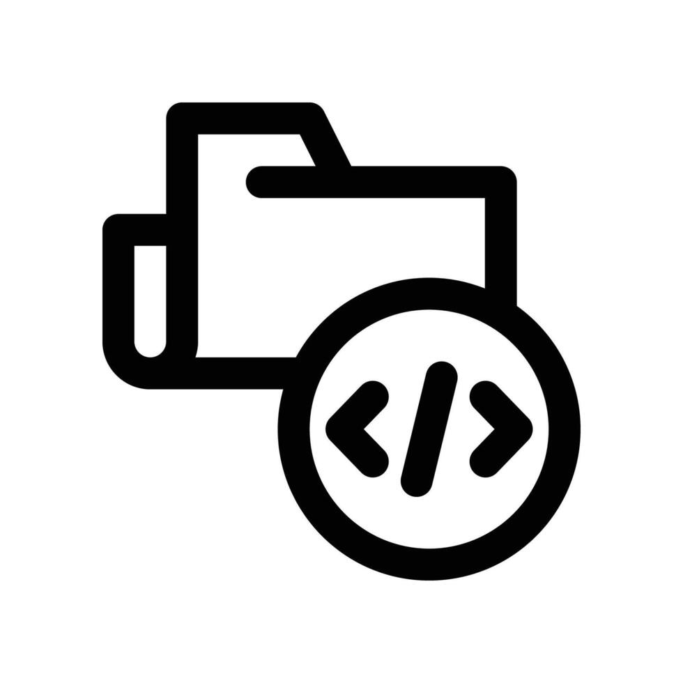 folder icon. vector line icon for your website, mobile, presentation ... folder icon. vector line icon for your website, mobile, presentation ...