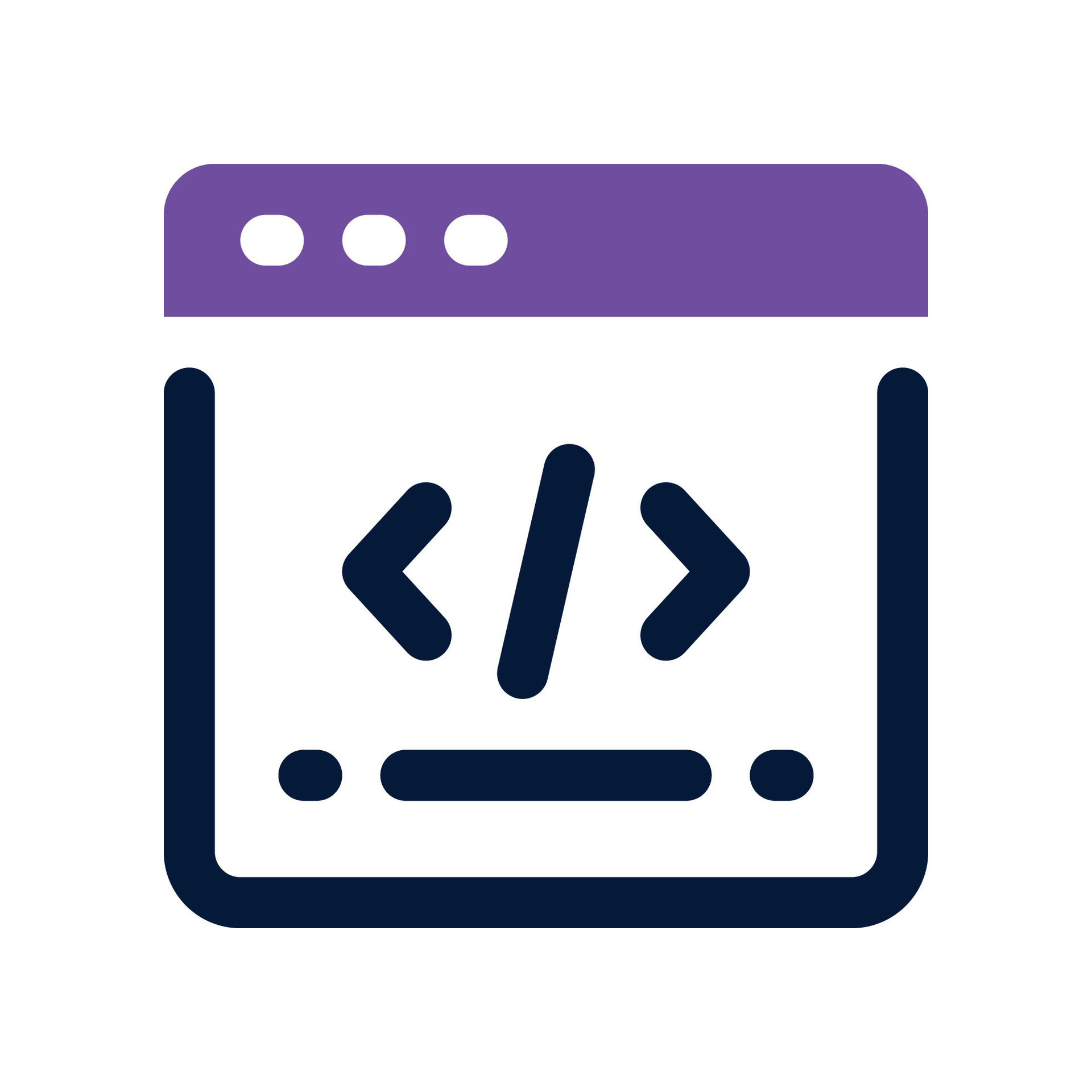 programming icon. vector dual tone icon for your website, mobile ...