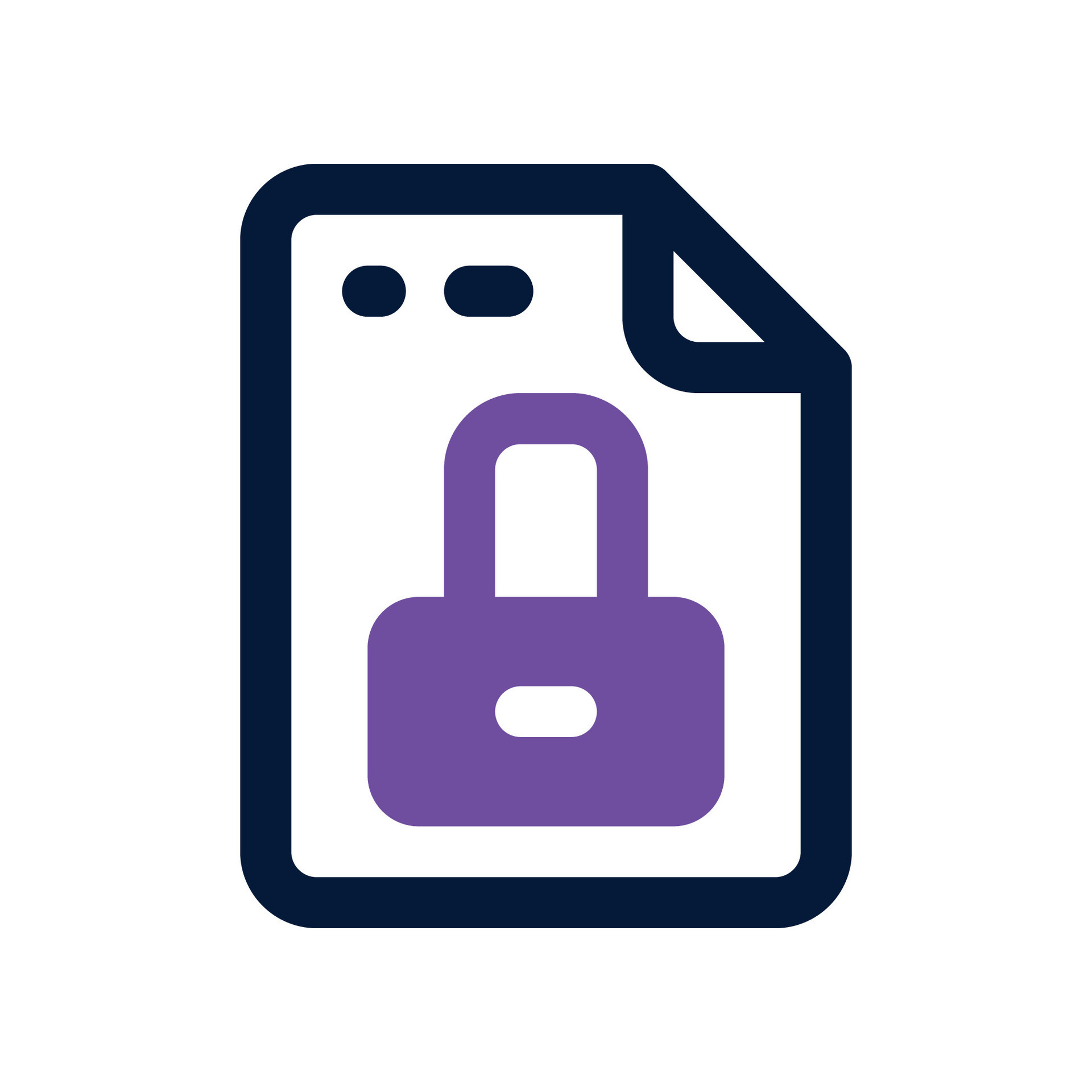 lock file icon. vector dual tone icon for your website, mobile ...