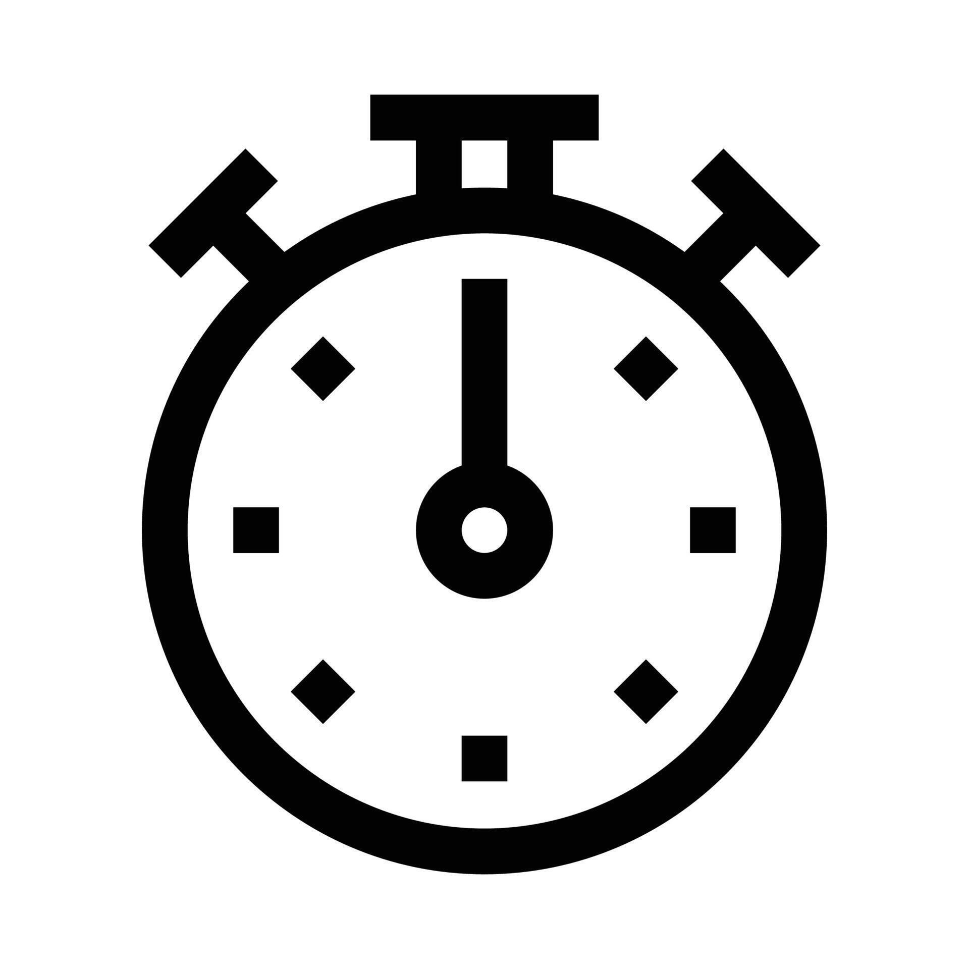 Vector Alarm Clock Icon Time Black Symbol Reminder Sign 38153241 Vector Art At Vecteezy