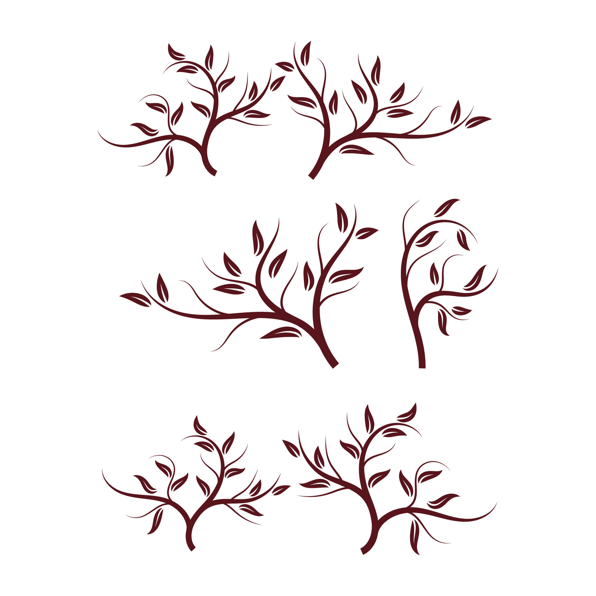 Vector tree branch vector ilustration design 38153263 Vector Art at ...