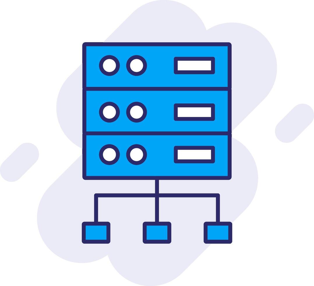 Structured Data Line Filled Backgroud Icon 38157833 Vector Art at Vecteezy