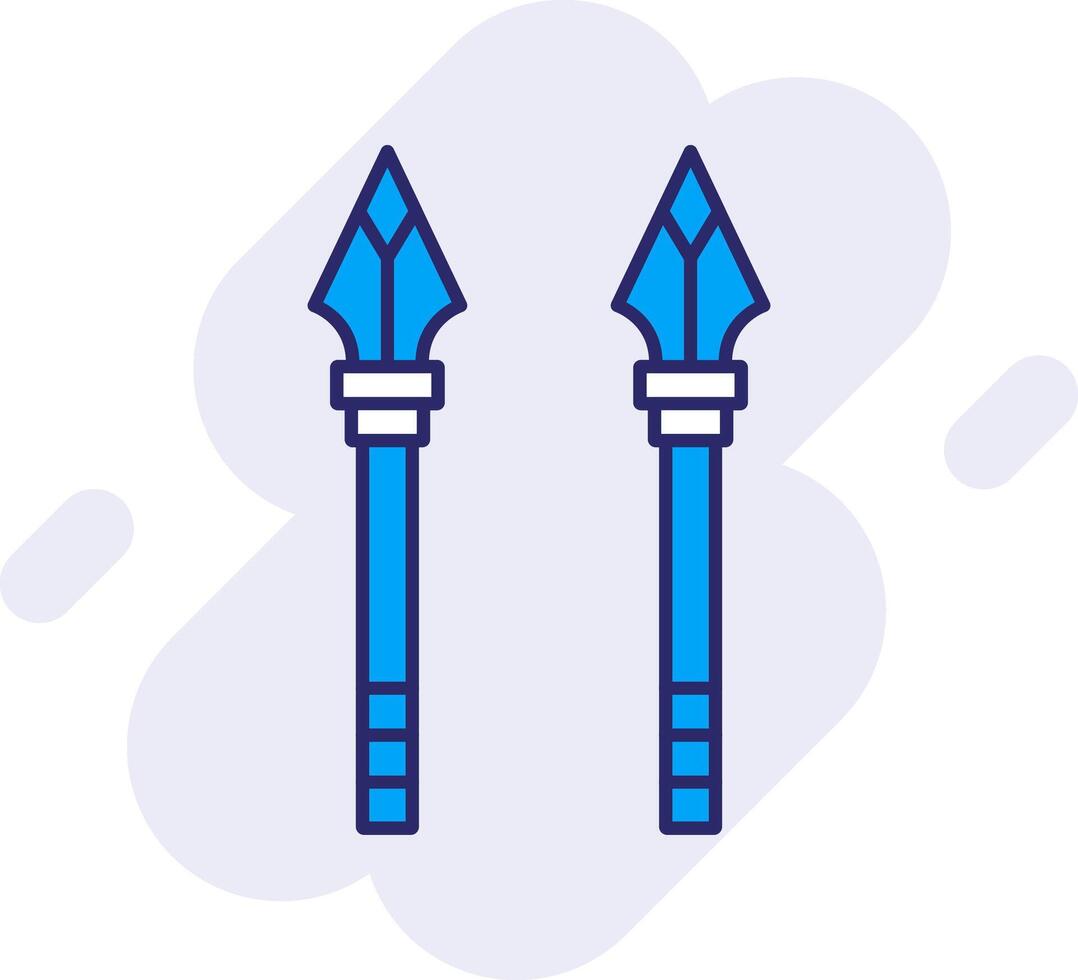 Spear Line Filled Backgroud Icon 38158334 Vector Art At Vecteezy