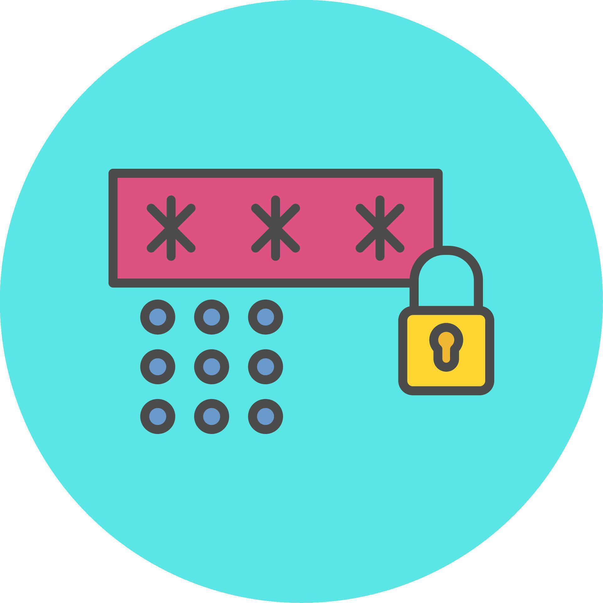 Passcode Vecto Icon 38166660 Vector Art at Vecteezy