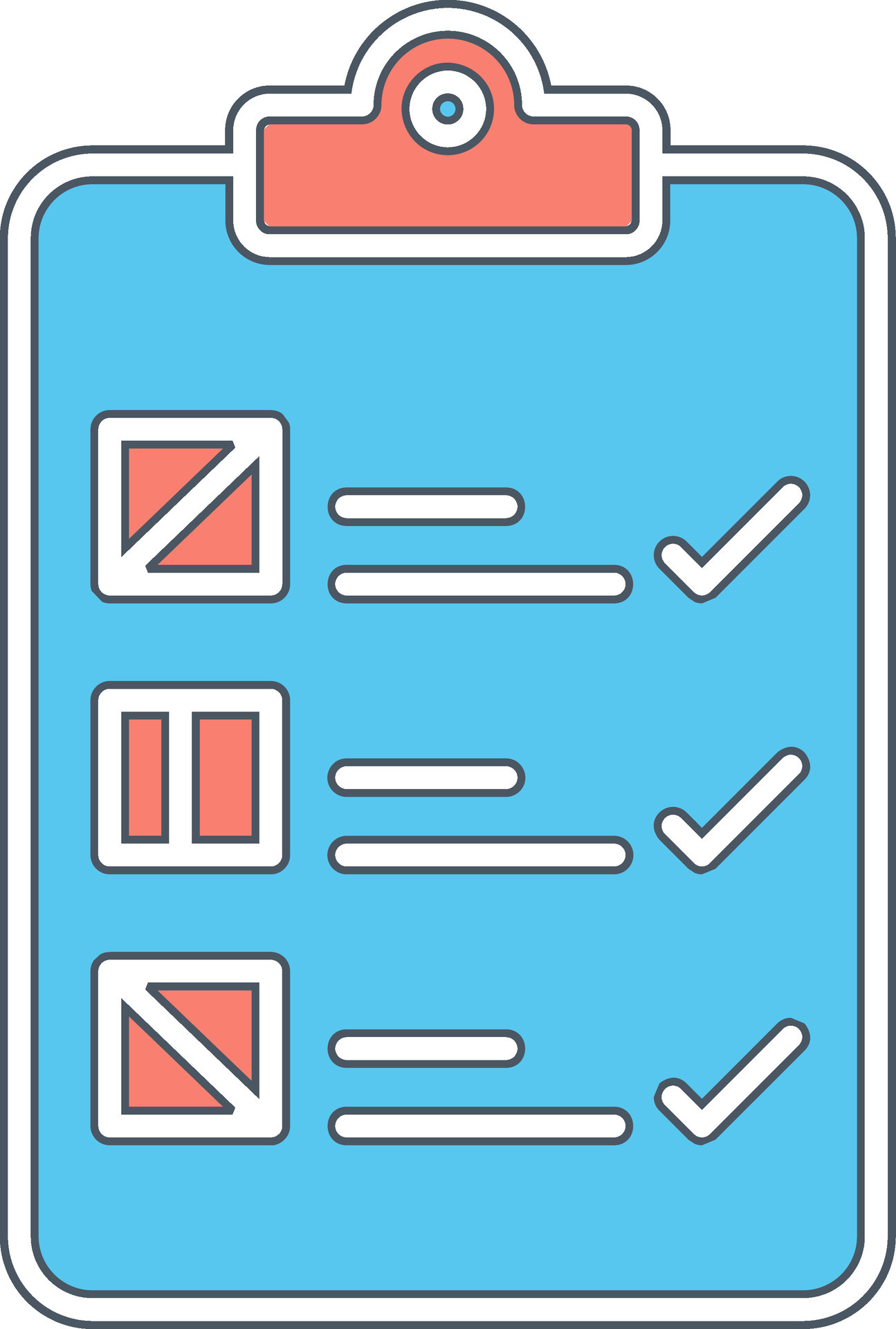 Checklist Vecto Icon 38168941 Vector Art at Vecteezy