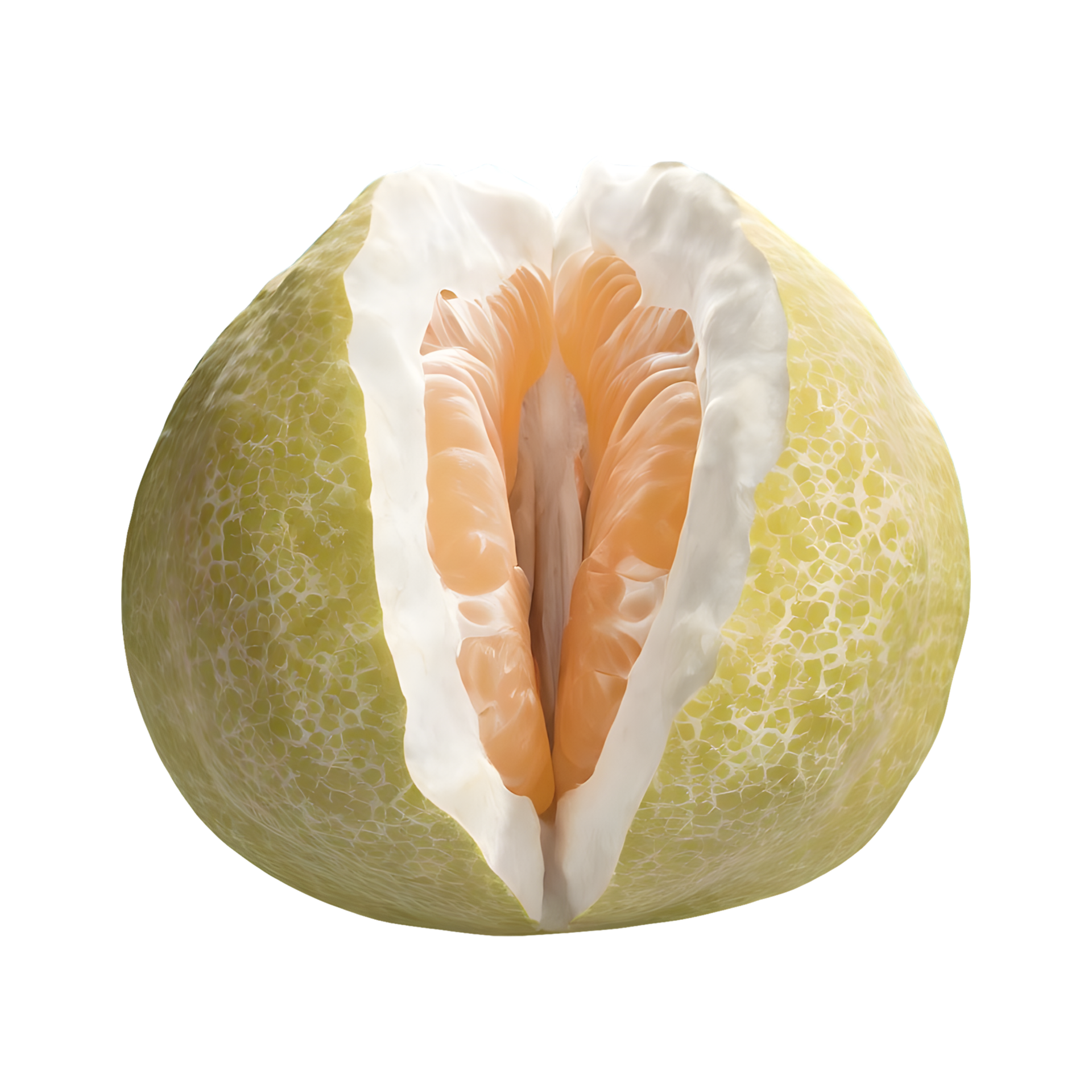 AI generated Fresh pummelo peeled isolated on transparent background 38171208 PNG