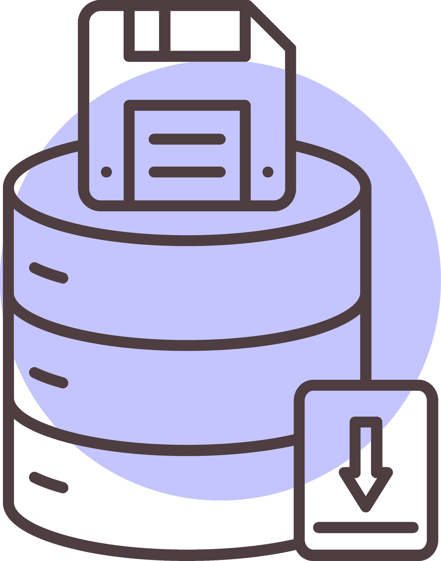 Save Data Line Shape Colors Icon 38172836 Vector Art at Vecteezy