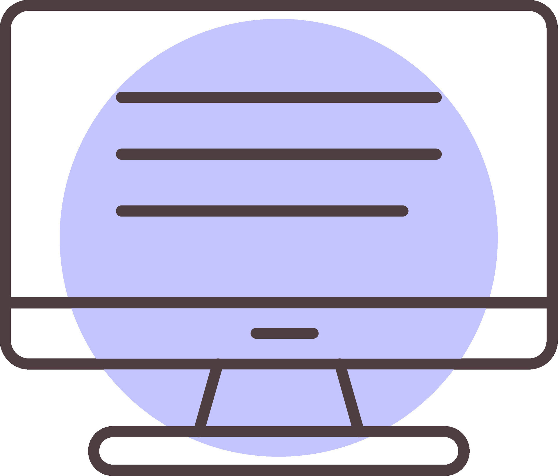 Computer Line Shape Colors Icon 38175517 Vector Art at Vecteezy