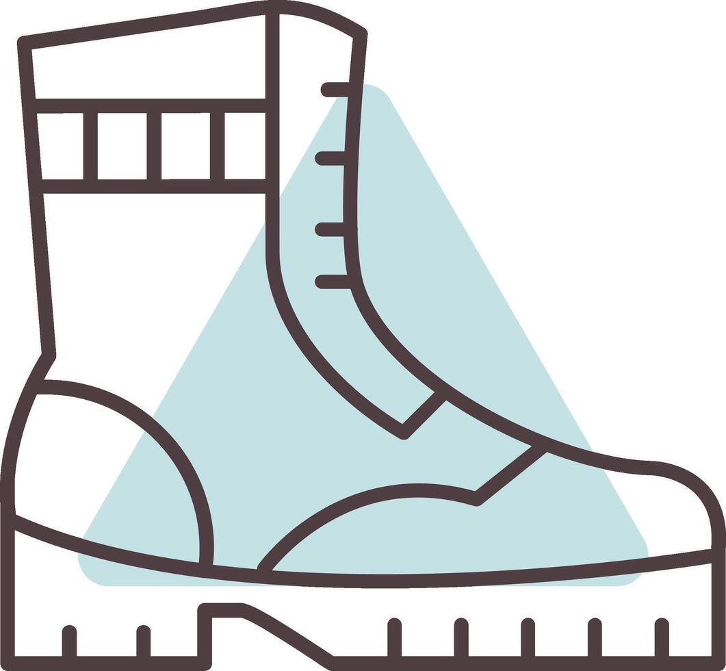 Boot Line Shape Colors Icon 38175907 Vector Art at Vecteezy