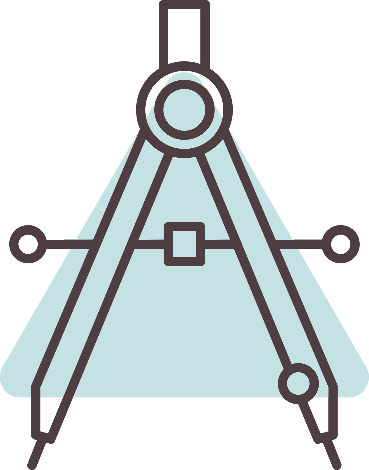 Drawing Compass Line Shape Colors Icon 38175955 Vector Art at Vecteezy