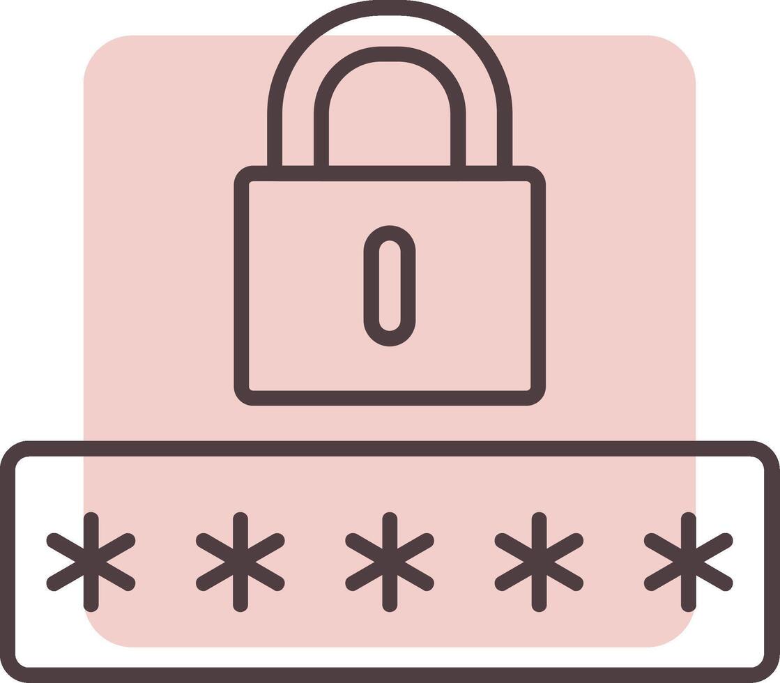 Password Line Shape Colors Icon 38177574 Vector Art At Vecteezy