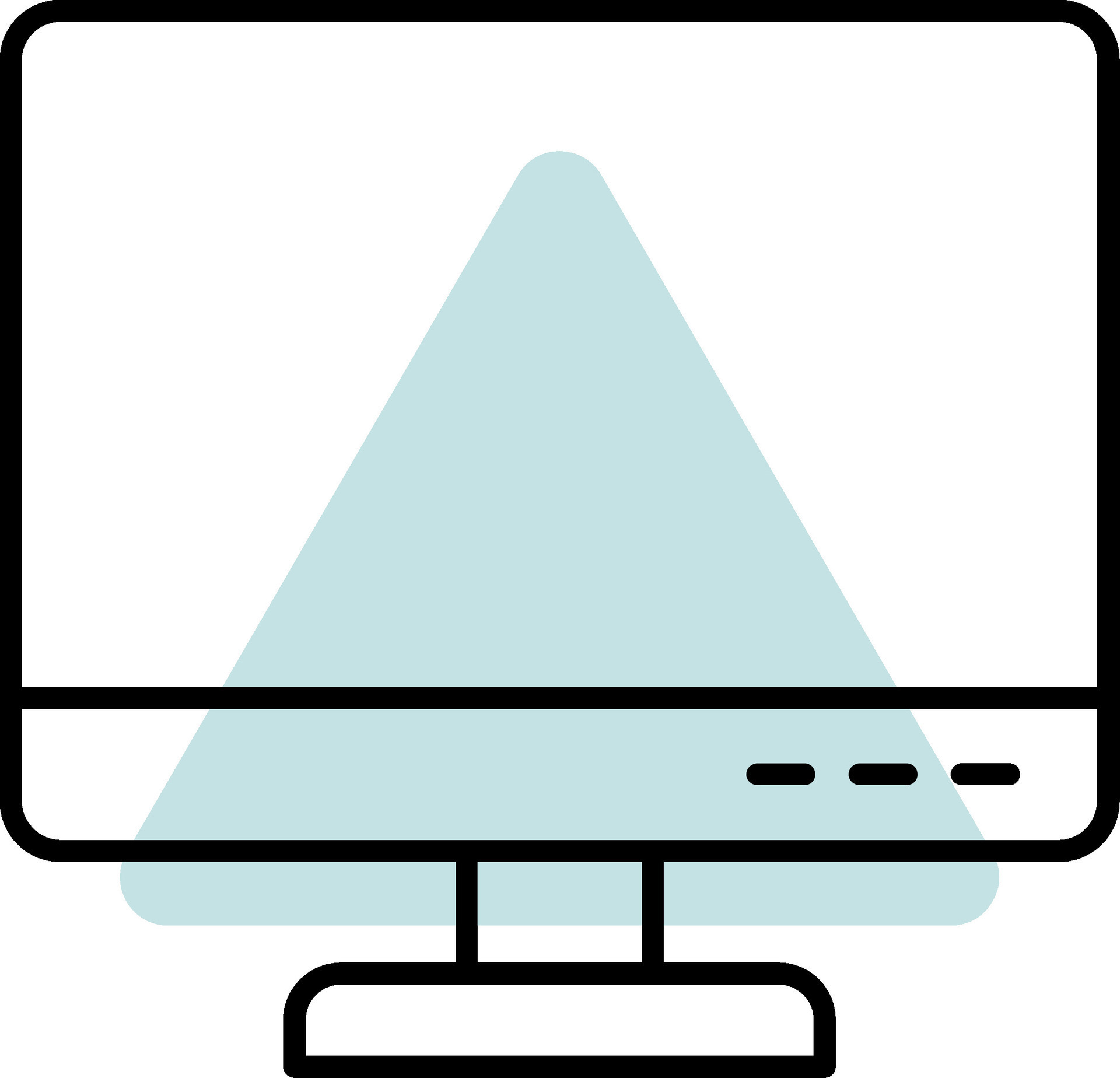 Computer Line Shape Colors Icon 38178988 Vector Art at Vecteezy