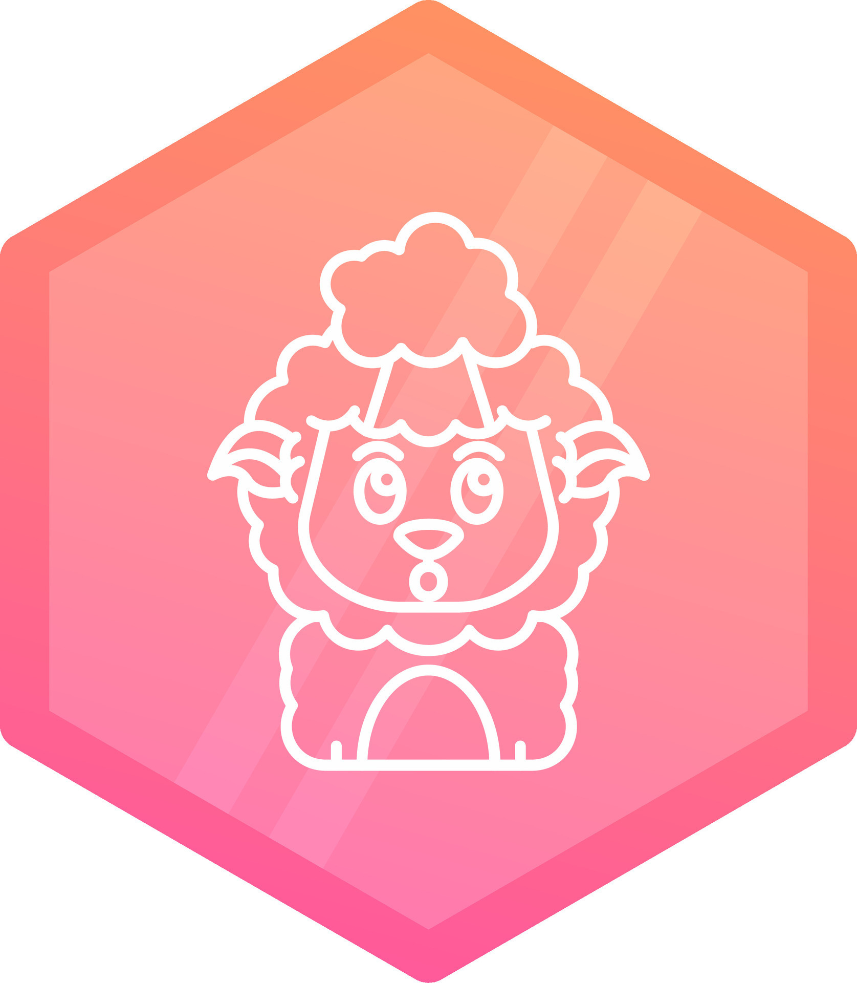 Exploding Gradient polygon Icon 38180231 Vector Art at Vecteezy