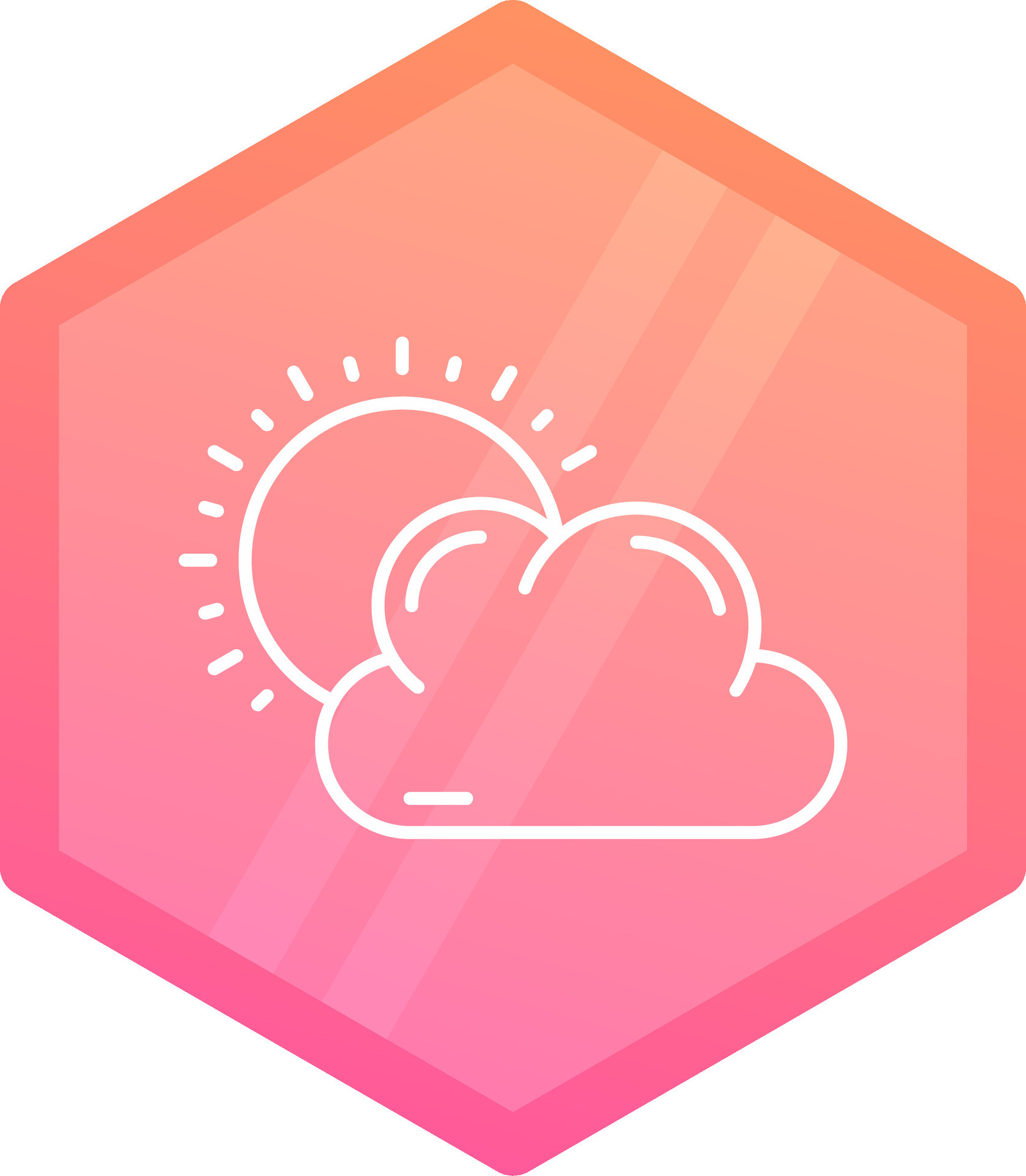 Weather Gradient Polygon Icon 38180411 Vector Art At Vecteezy