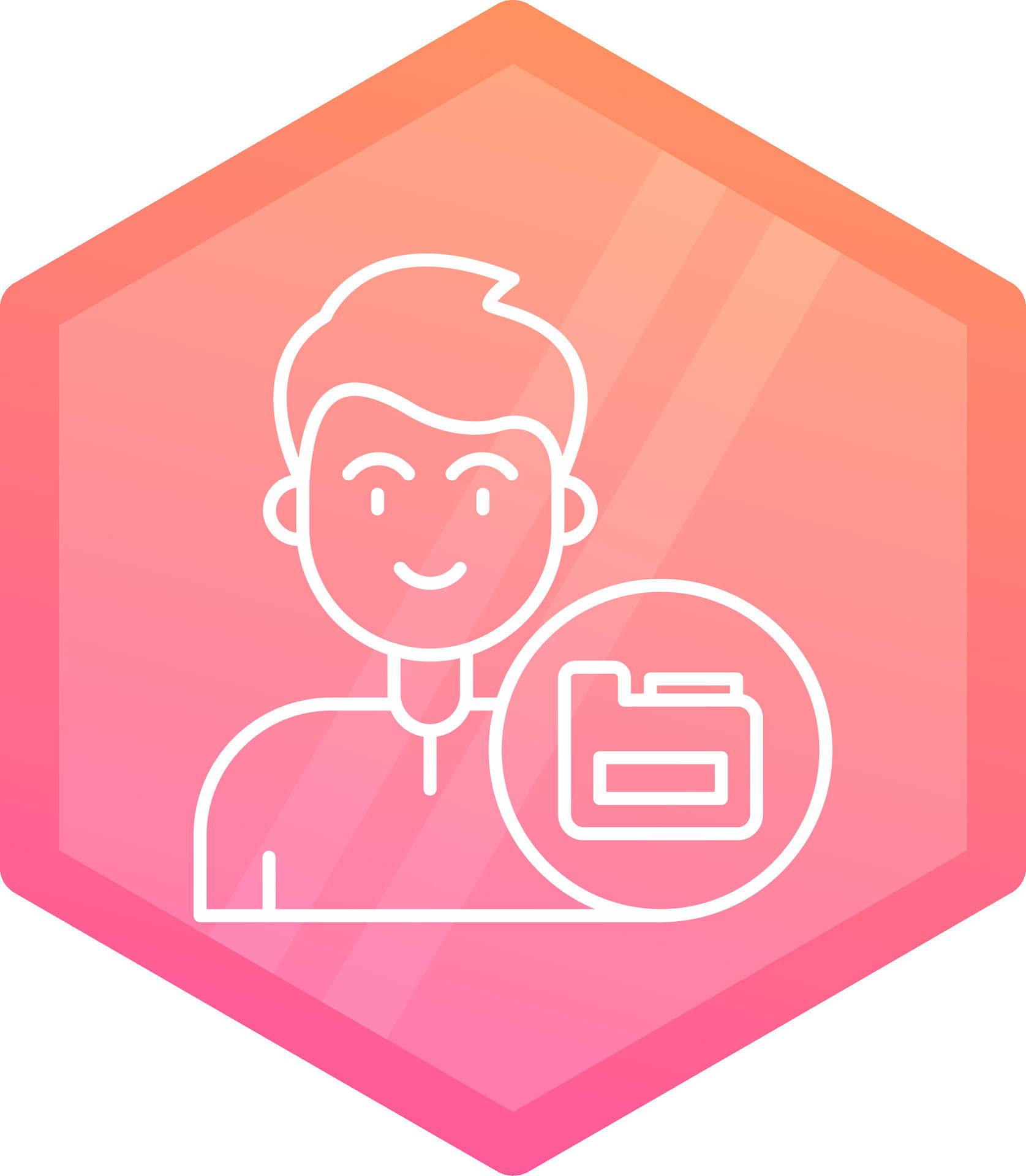 Data Gradient polygon Icon 38181232 Vector Art at Vecteezy