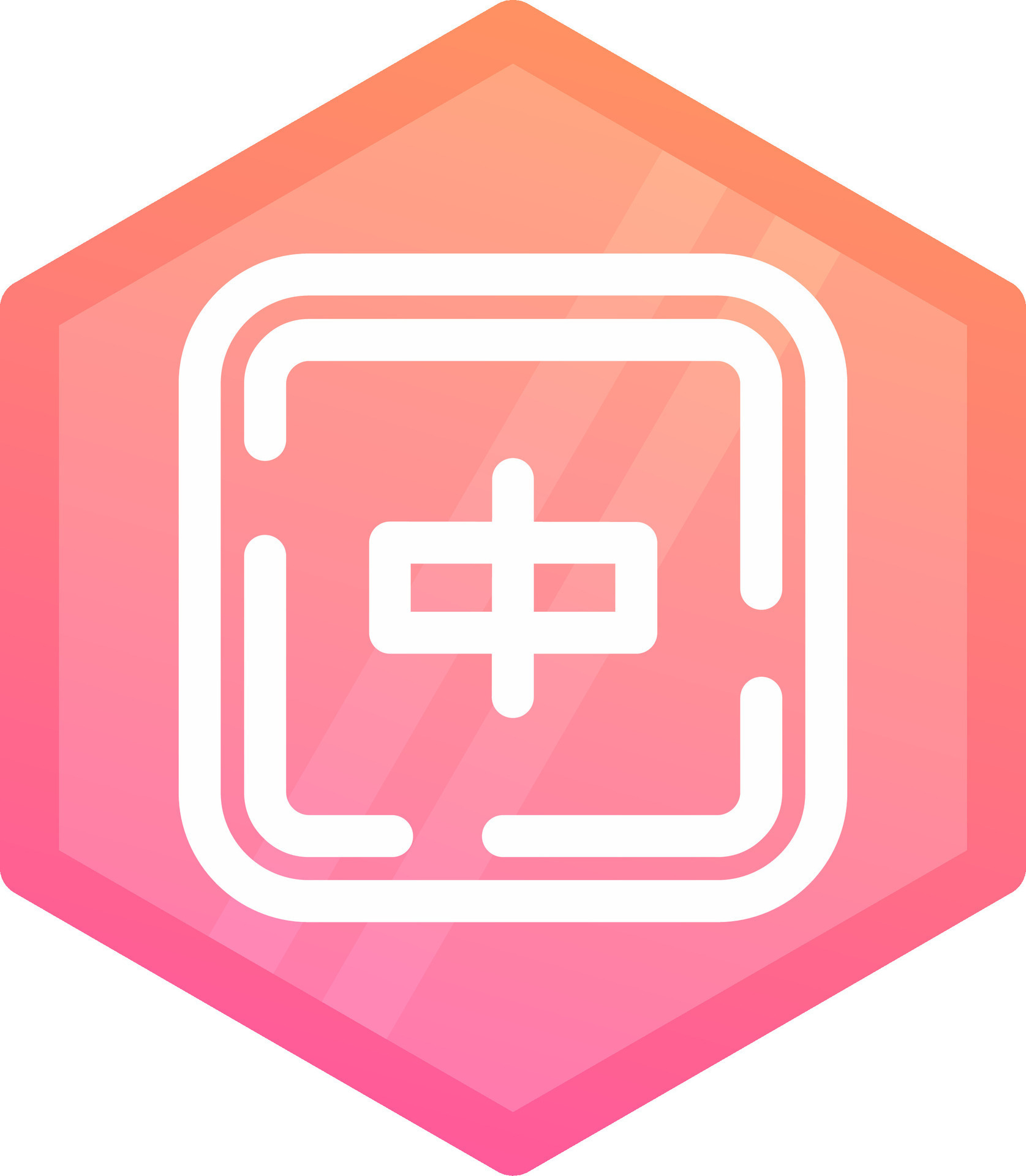 Align Objects Gradient Polygon Icon 38182217 Vector Art At Vecteezy