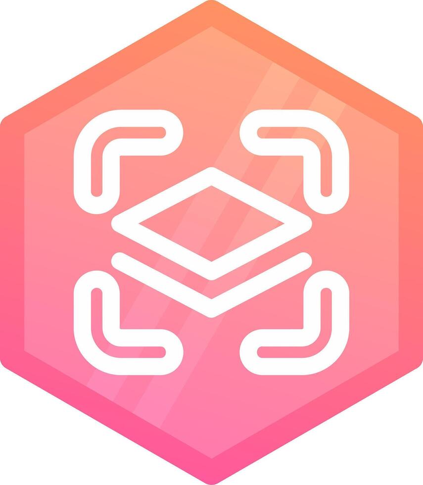 Show layer Gradient polygon Icon 38182781 Vector Art at Vecteezy