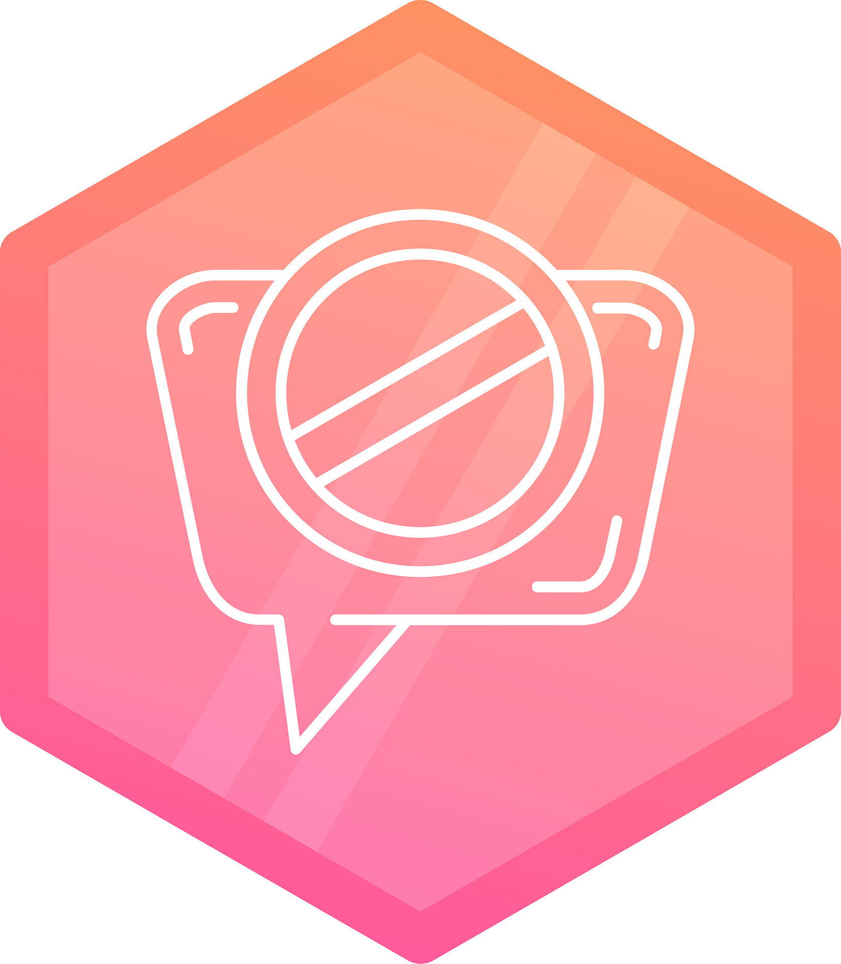 Blocked Gradient polygon Icon 38183411 Vector Art at Vecteezy