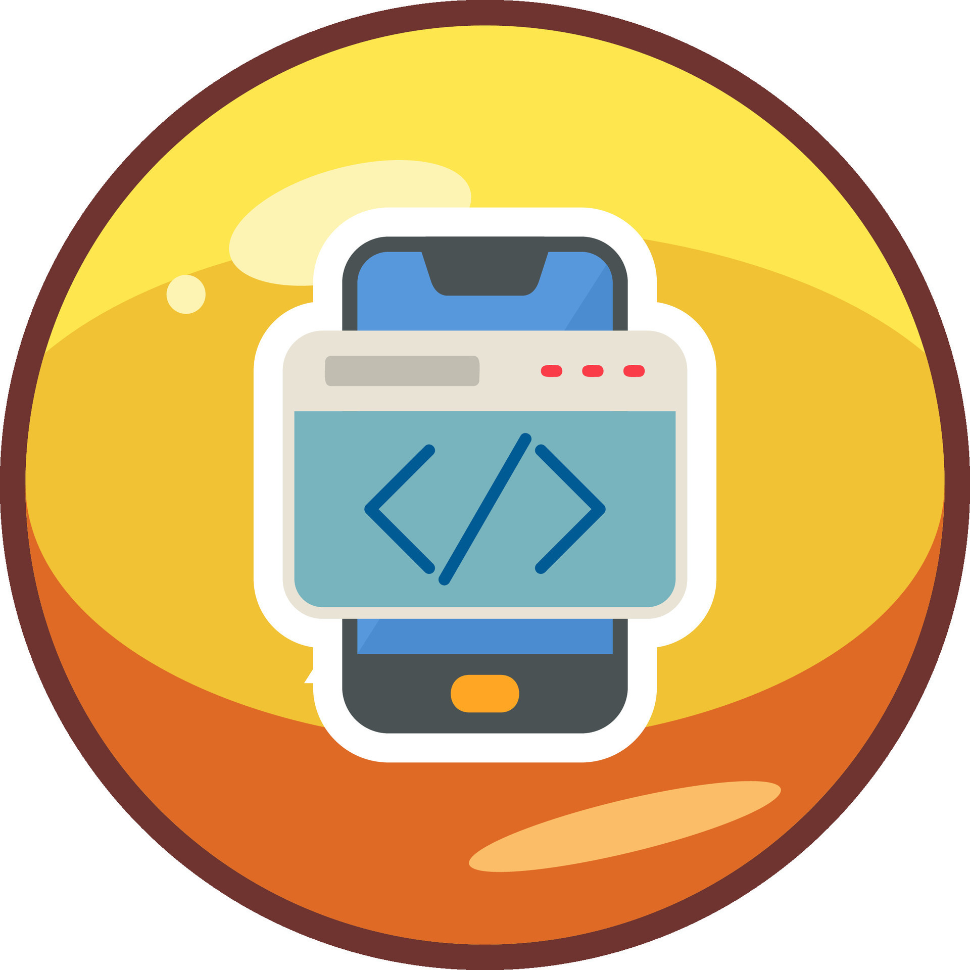 Smartphone Coding Vector Icon 38190741 Vector Art at Vecteezy