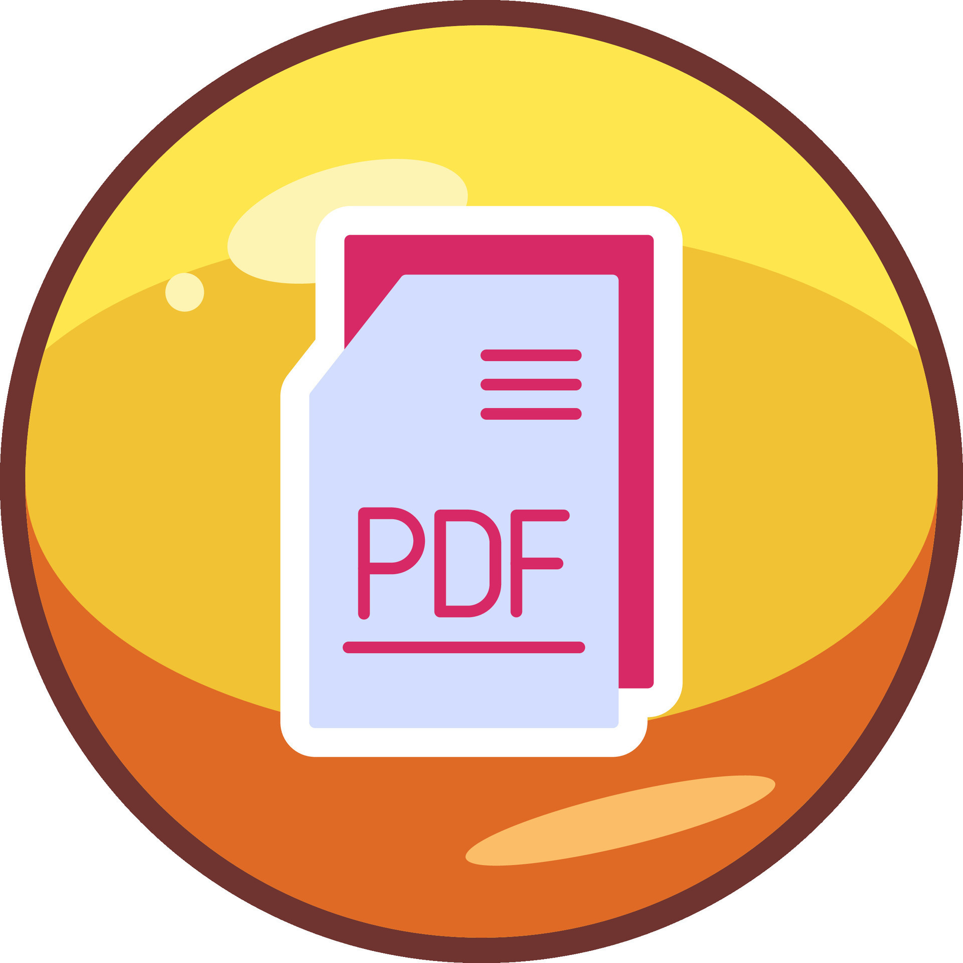 Pdf File Vector Icon 38191065 Vector Art at Vecteezy