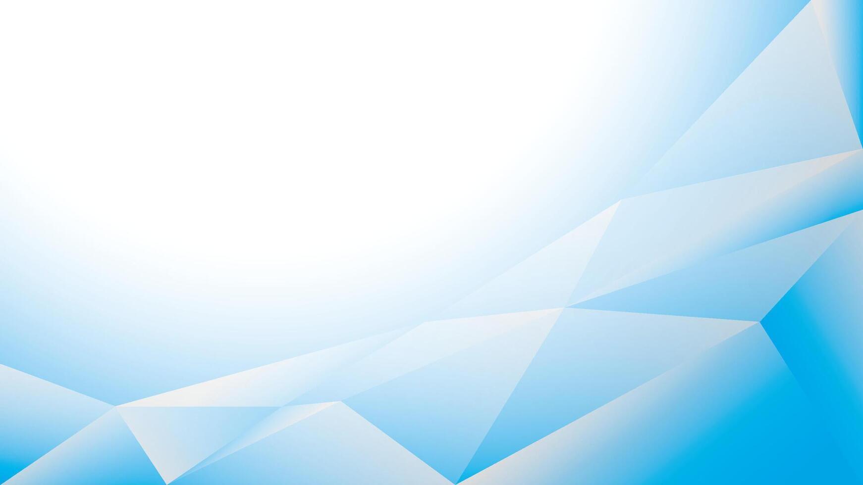 Abstract geometric blue and white color background with polygon, low ...