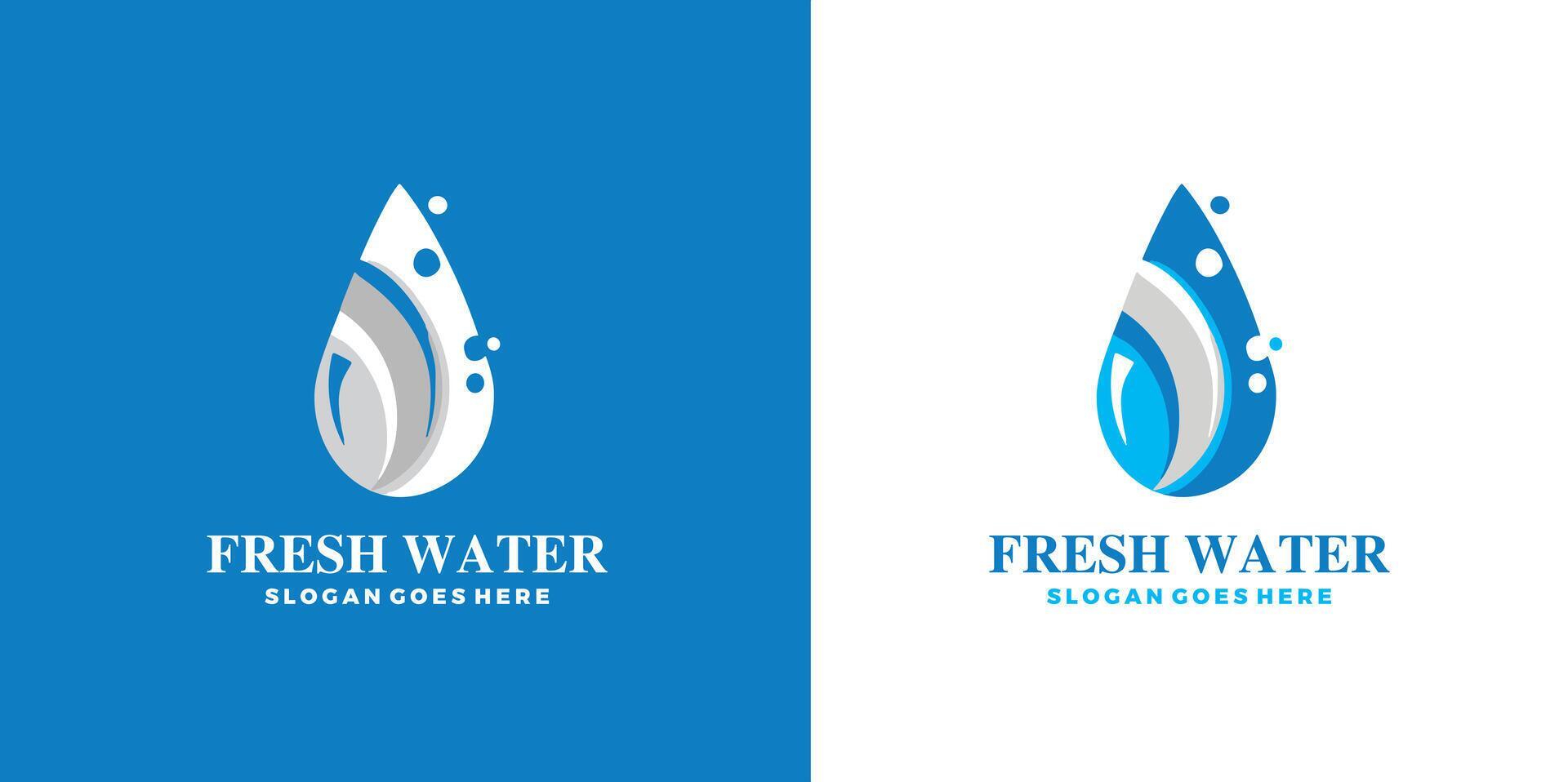 Fresh water brand logo vector template design Pro Vector 38237357 Vector Art at Vecteezy