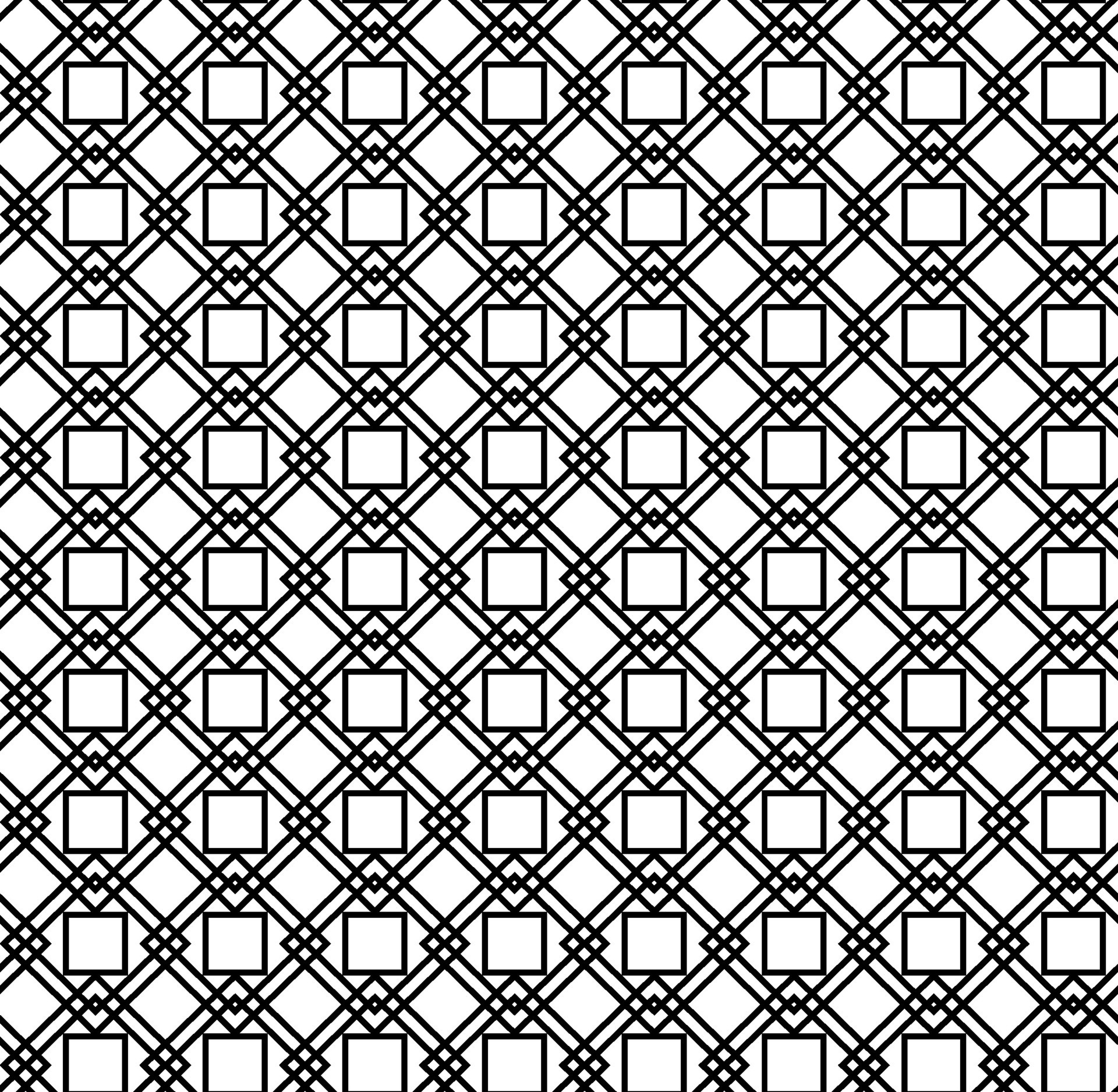 Seamless Texture In The Form Of A Lattice Of A Black Geometric Pattern