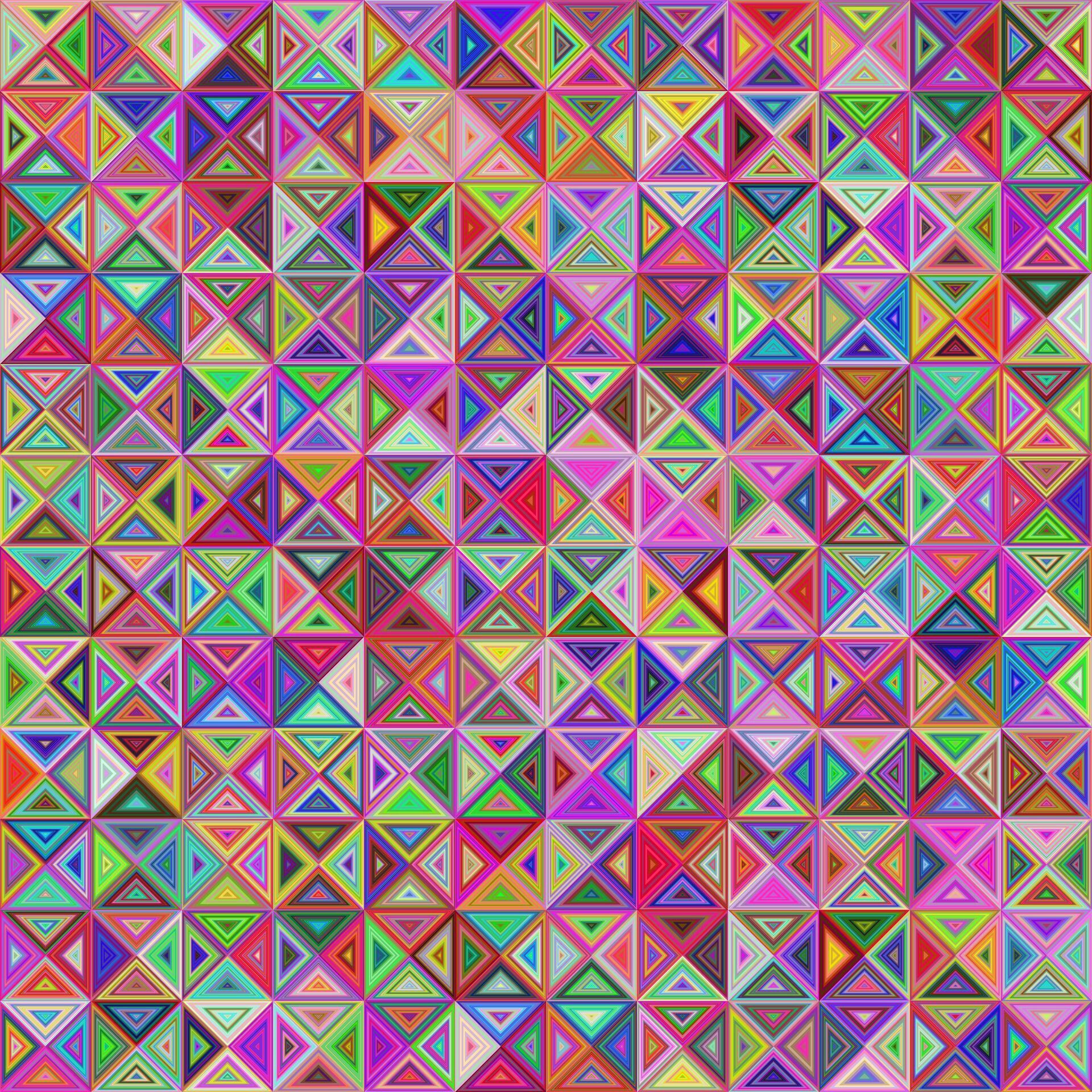 Abstract Colorful Regular Triangle Mosaic Background Design 38242097 Vector Art At Vecteezy