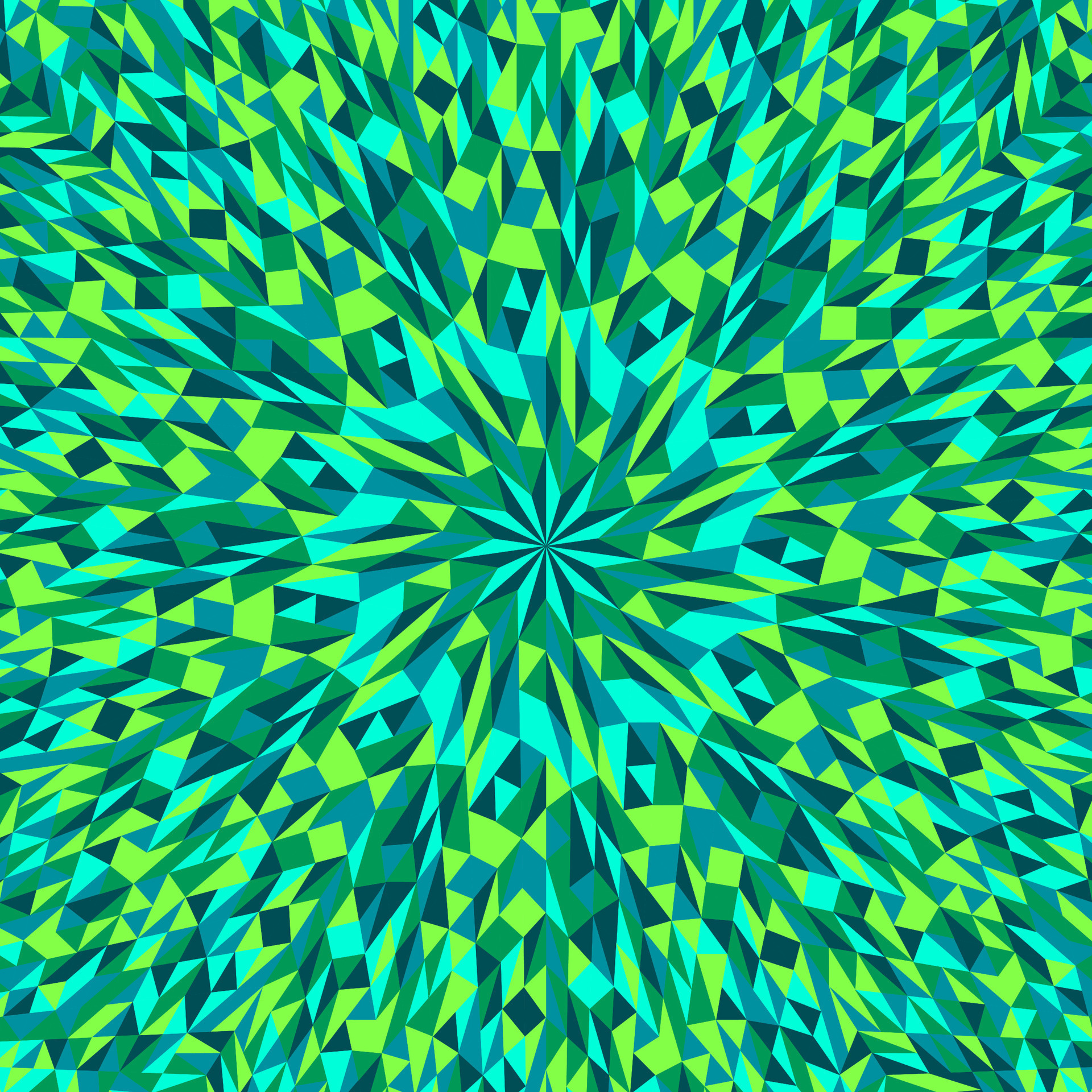 Colorful Dynamic Hypnotic Round Pattern Mosaic Background Abstract Psychedelic Vector Graphic