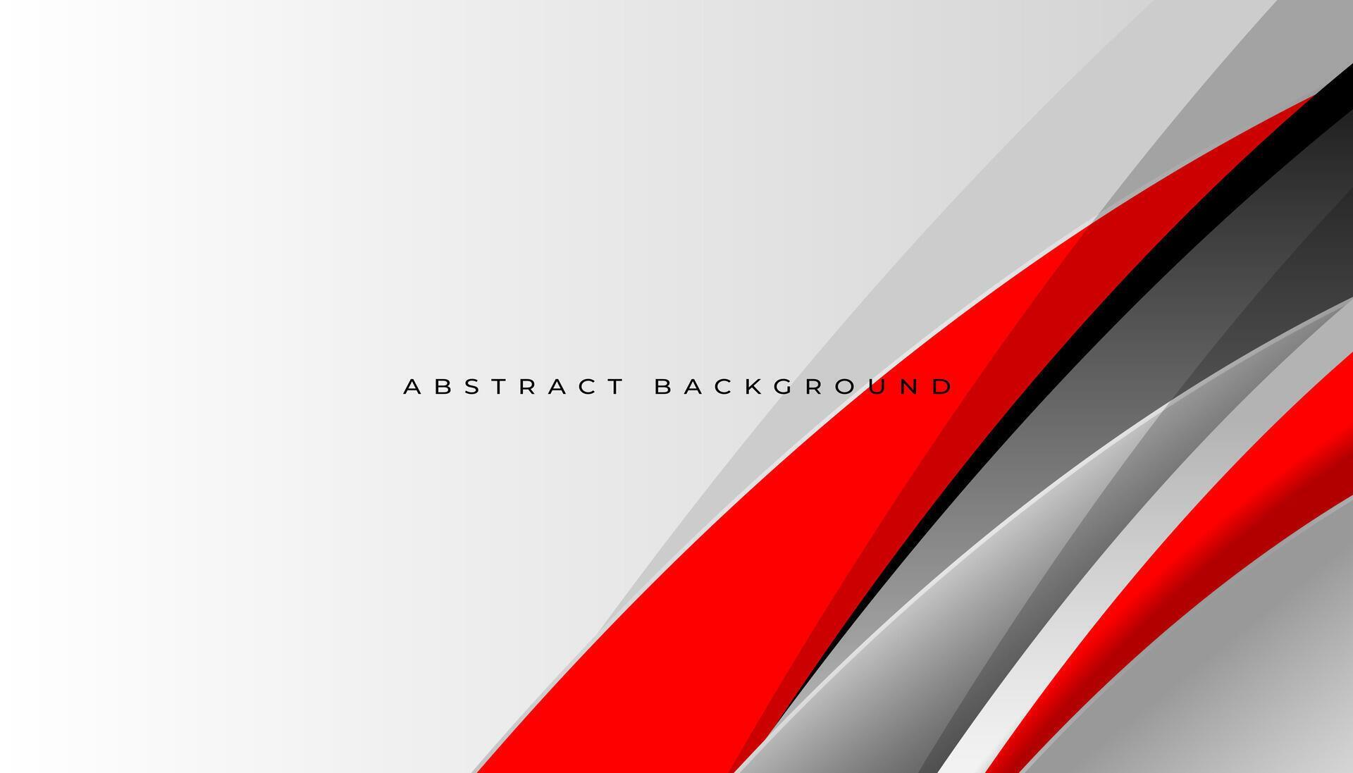 Abstract Red Gray Gray White Blank Space Modern Futuristic Background Vector Illustration Design