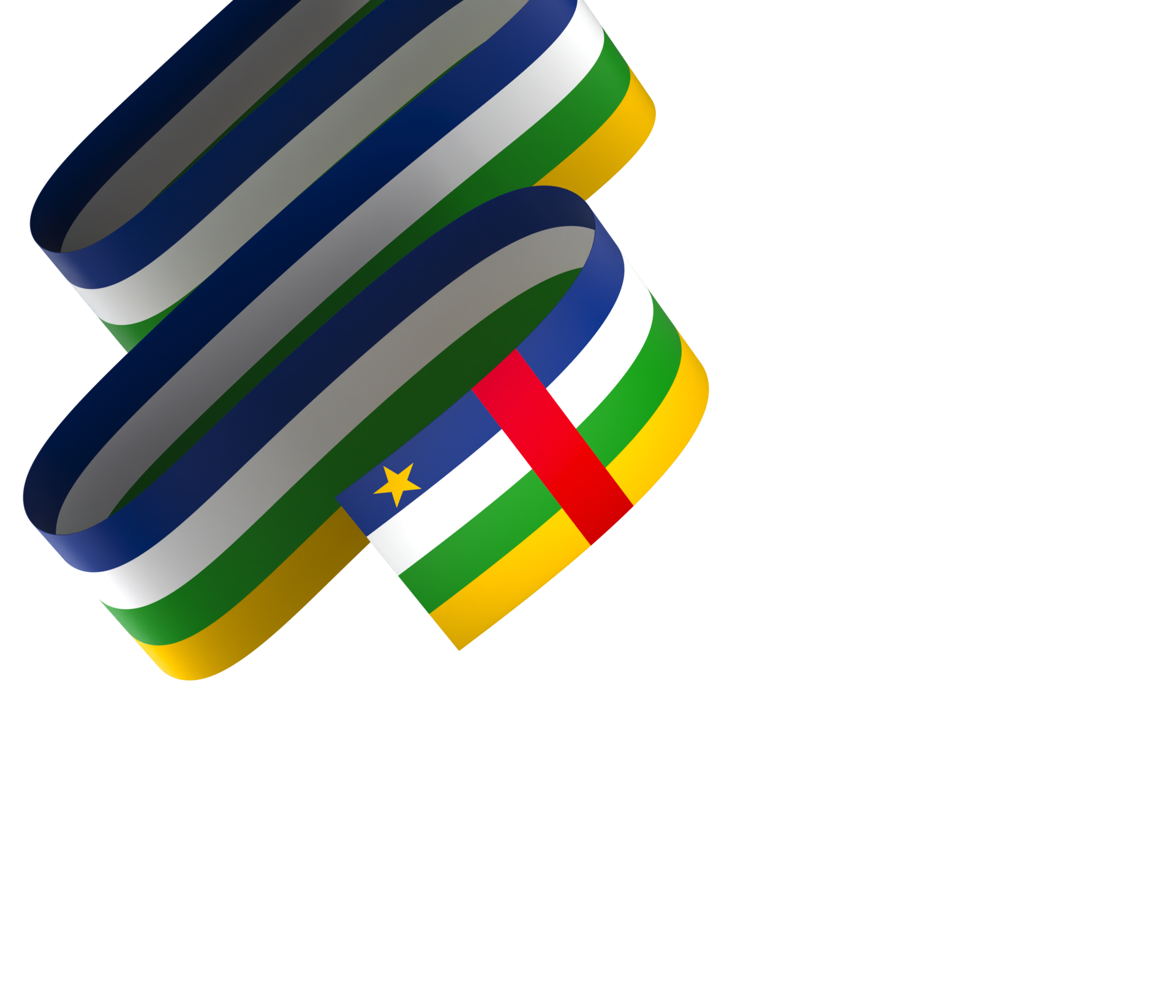 Central African Republic Flag Element Design National Independence Day