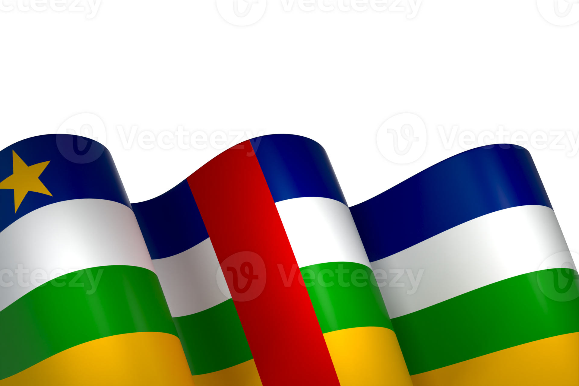 Central African Republic Flag Element Design National Independence Day