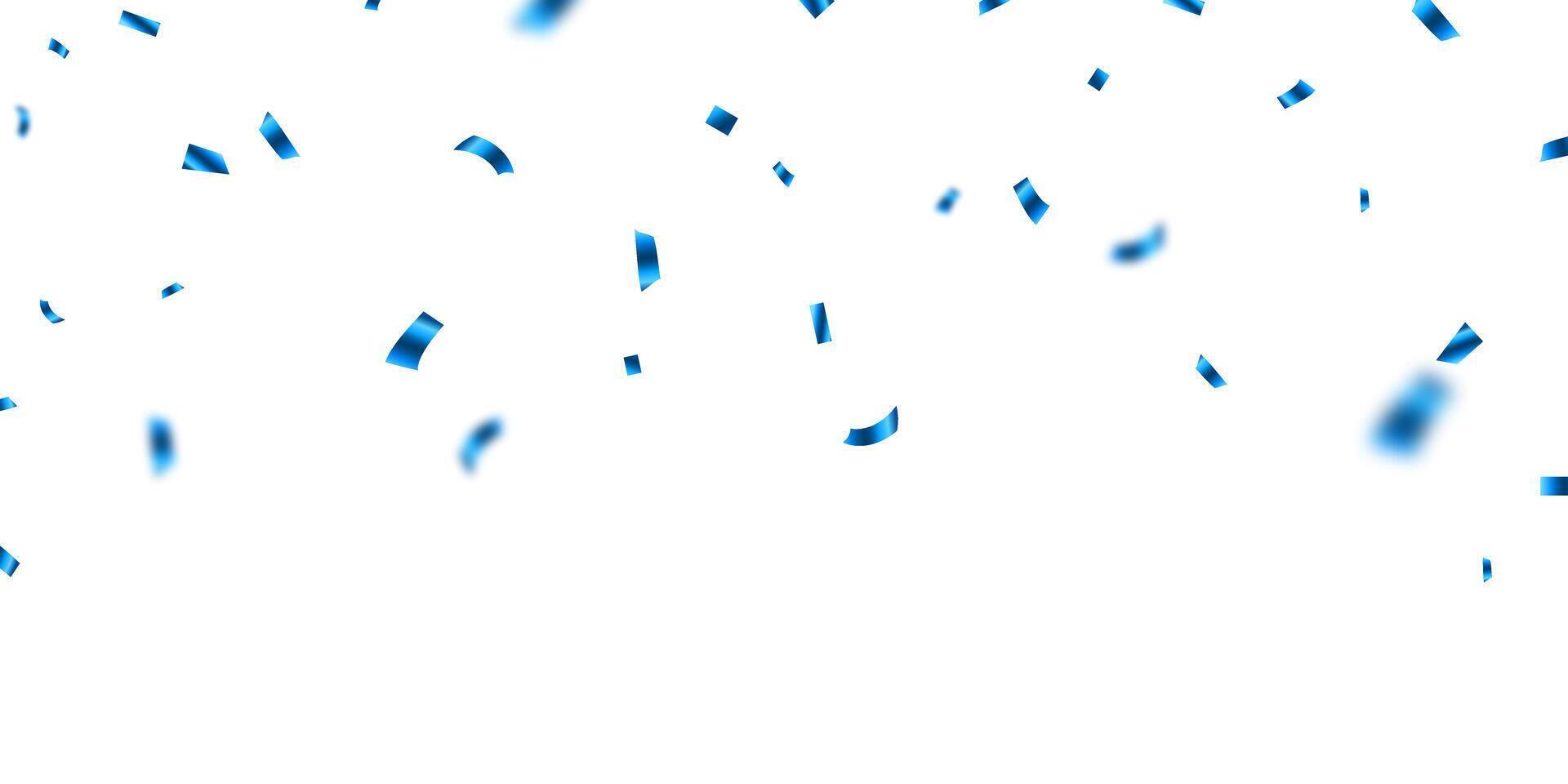 beautiful blue confetti background for celebration party Vector illustration 38253395 Vector Art ...