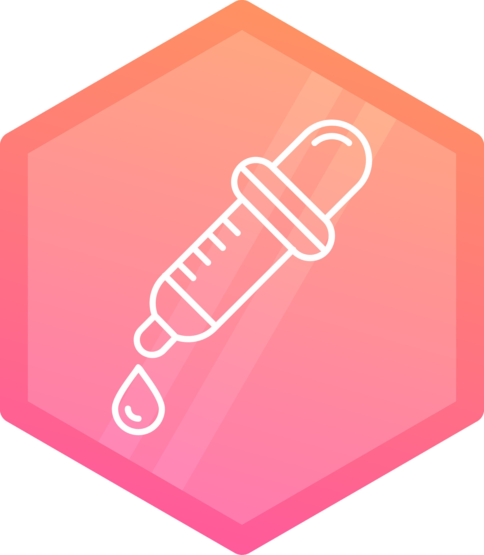 Dropper Gradient polygon Icon 38254926 Vector Art at Vecteezy