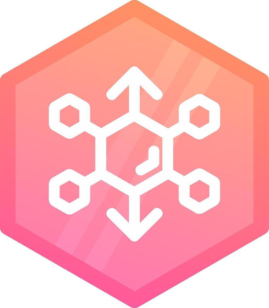 3d scale Gradient polygon Icon 38255034 Vector Art at Vecteezy