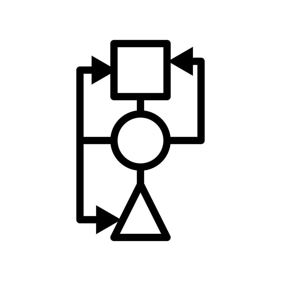 Vector black line icon sequence of program code isolated on white ...