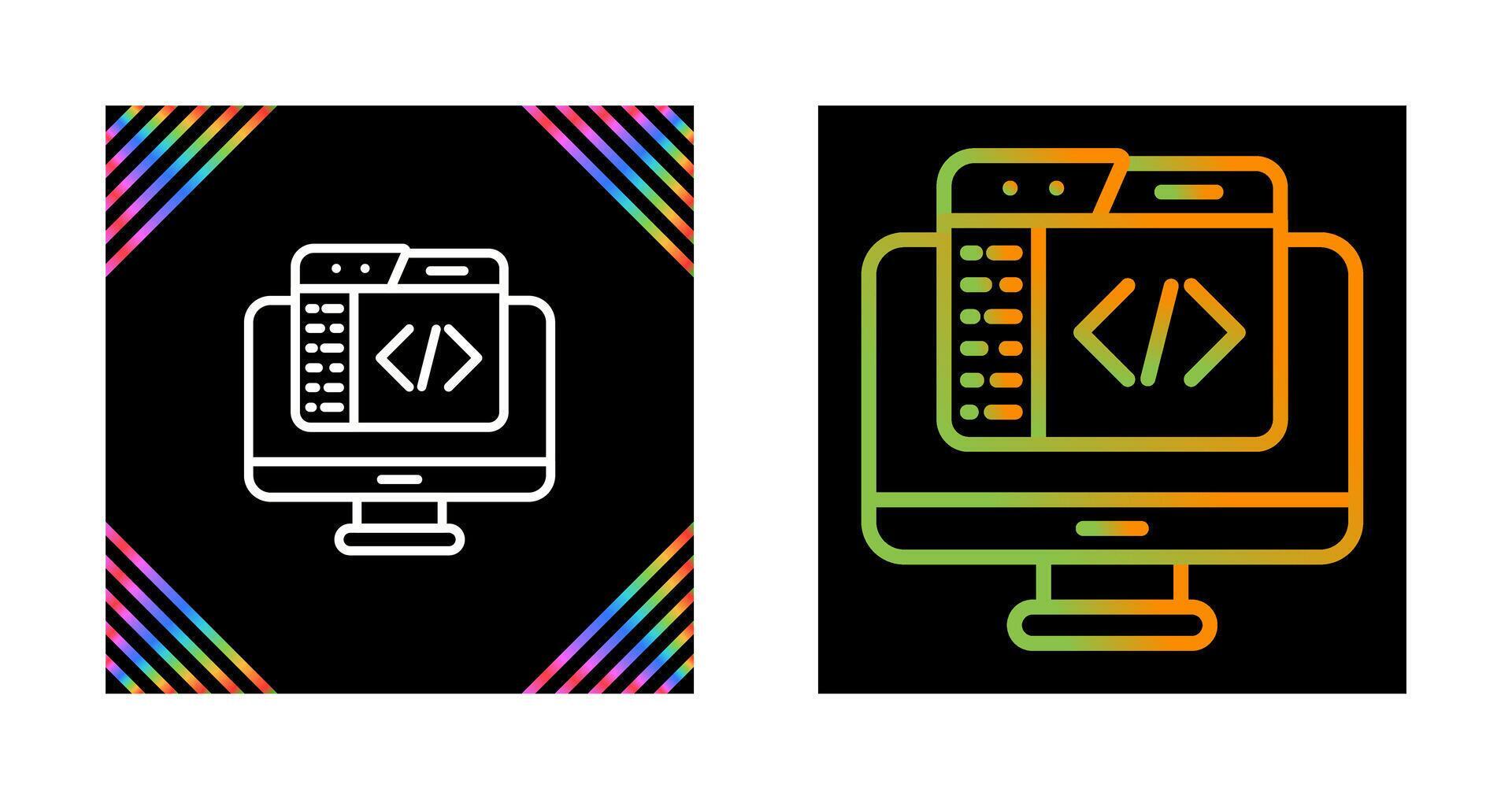 Code Editor Vector Icon 38262561 Vector Art at Vecteezy