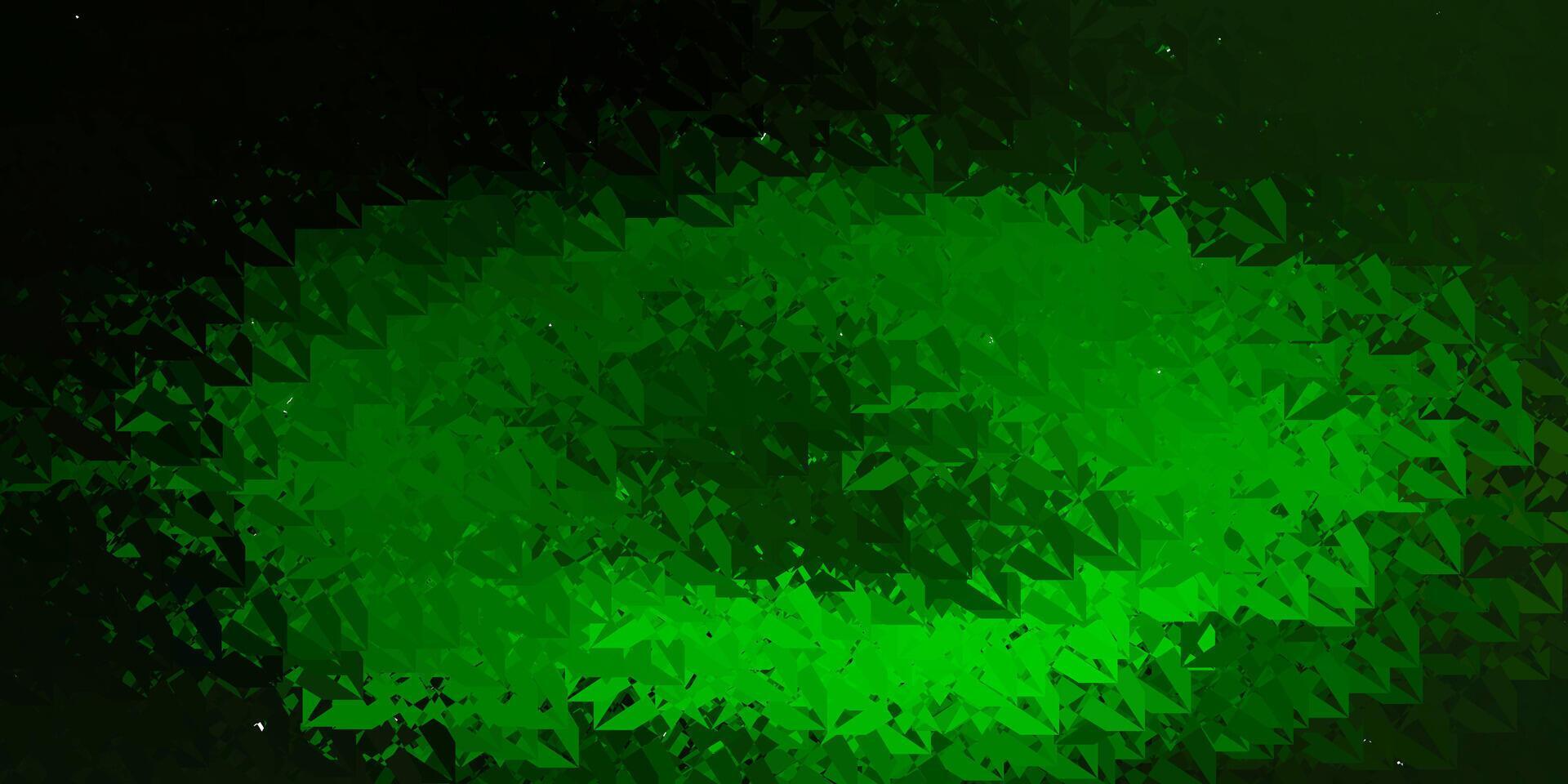 Dark Green Vector Pattern With Polygonal Shapes 38265926 Vector Art At